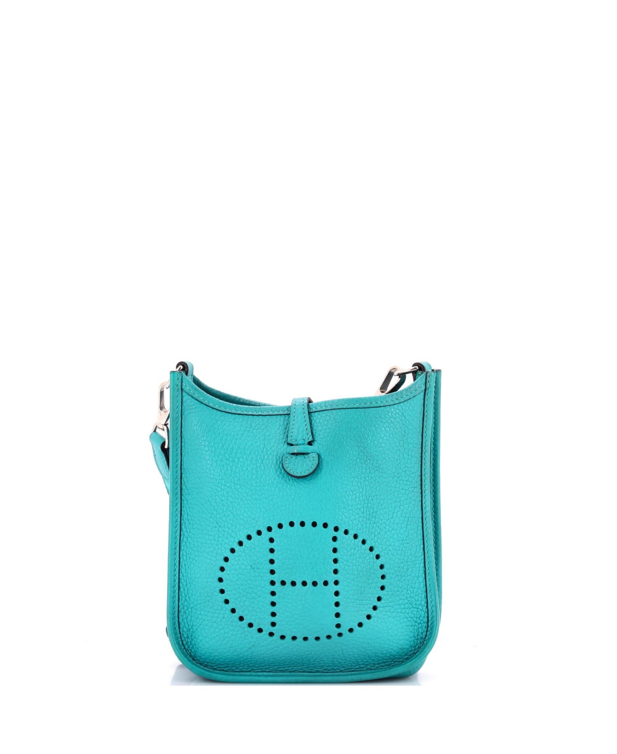 Click here for Pre-Owned HERMES Tpm Evelyne Bag Gen Iii Clemence... prices
