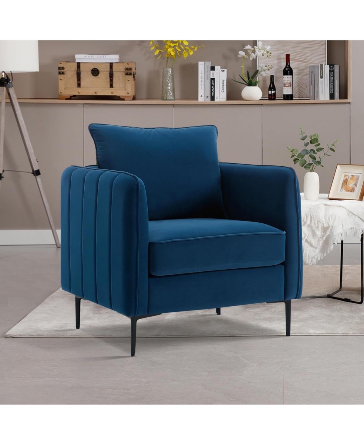Click here for Boyel Living Accent Chair for Living Room Velvet C... prices
