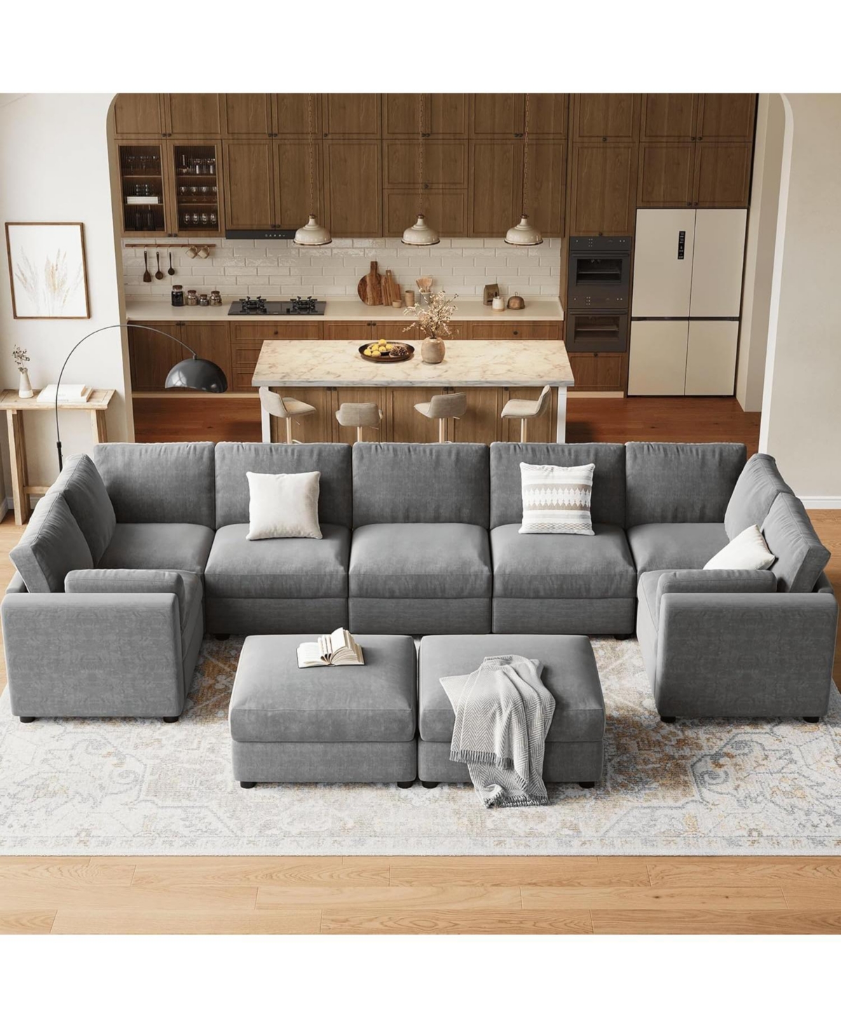 Click here for gaomon Modular Sectional Sofa- 9-Seater L-Shaped C... prices