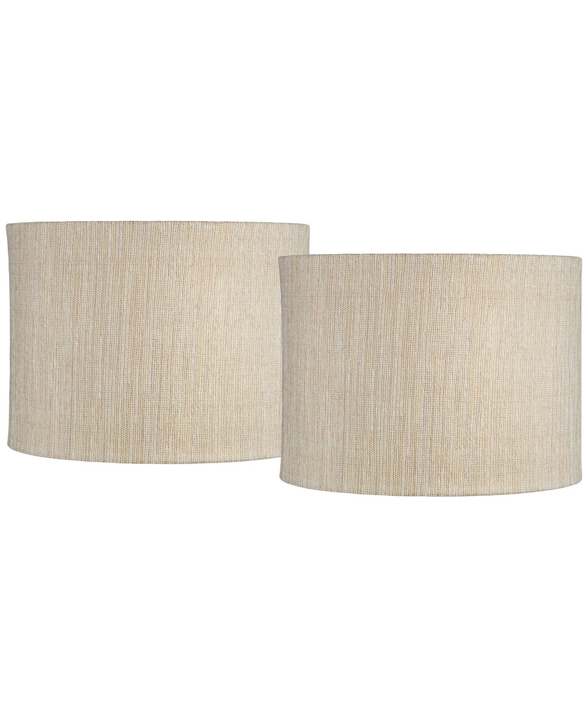 Click here for Springcrest Set of 2 Drum Lamp Shades Gold Silver... prices