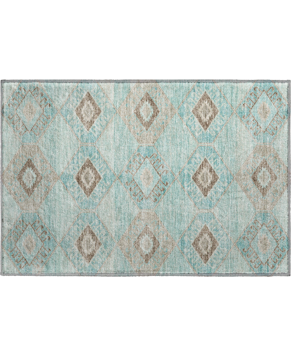 Click here for Addison Mayfield AMF1857 18 x 26 Area Rug - Teal prices