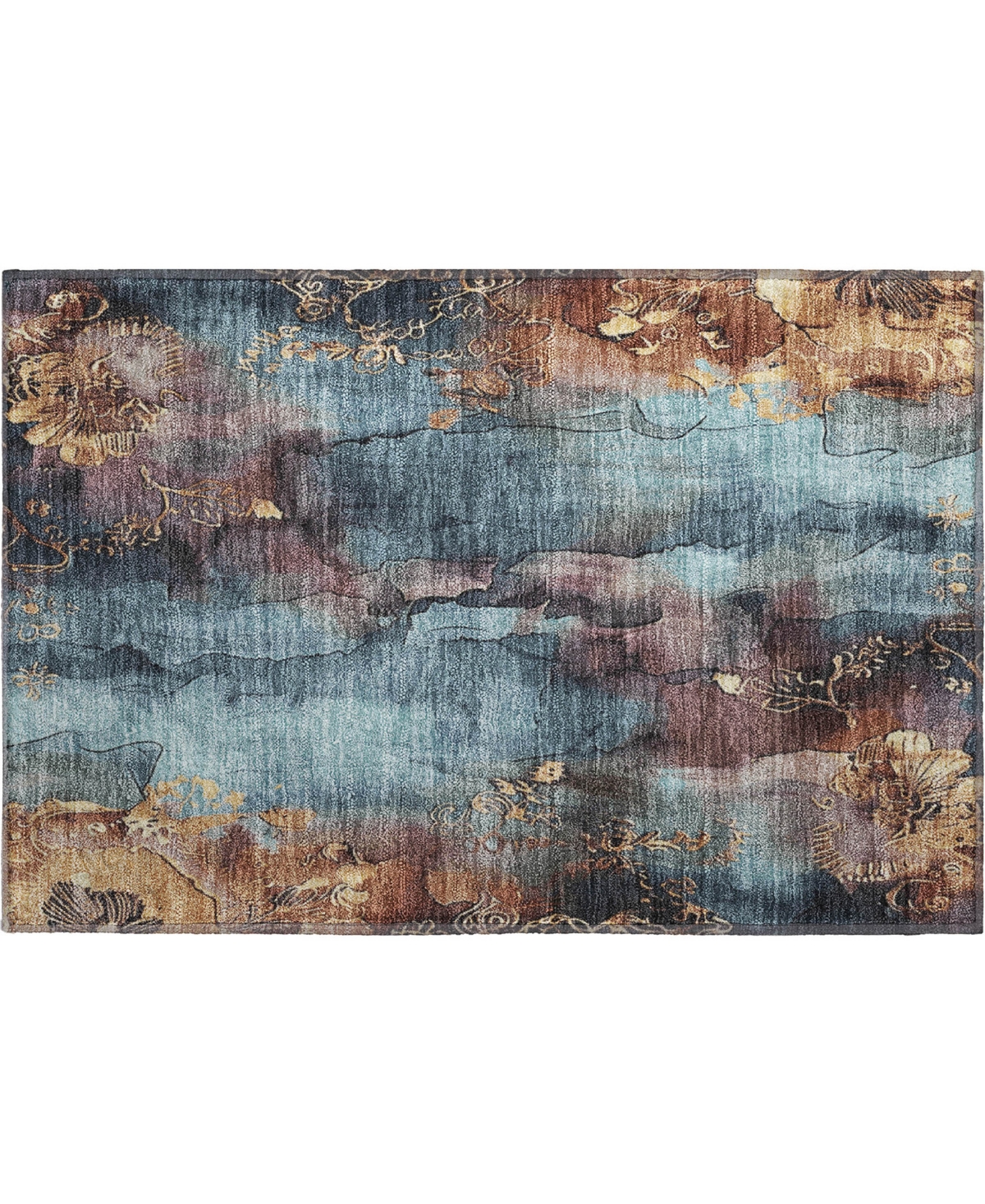 Click here for Addison Mayfield AMF1869 18 x 26 Area Rug - Blue prices