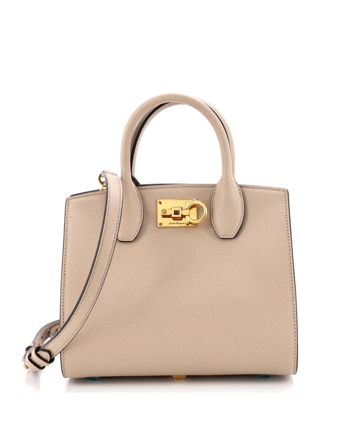 Click here for Pre-Owned Salvatore Ferragamo Small Studio Top Han... prices
