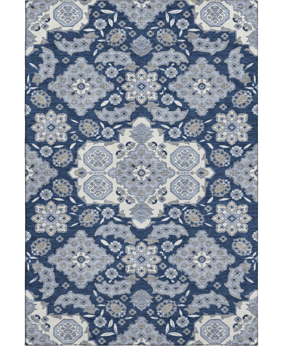 Click here for Addison Mayfield AMF1853 3 x 5 Area Rug - Blue prices