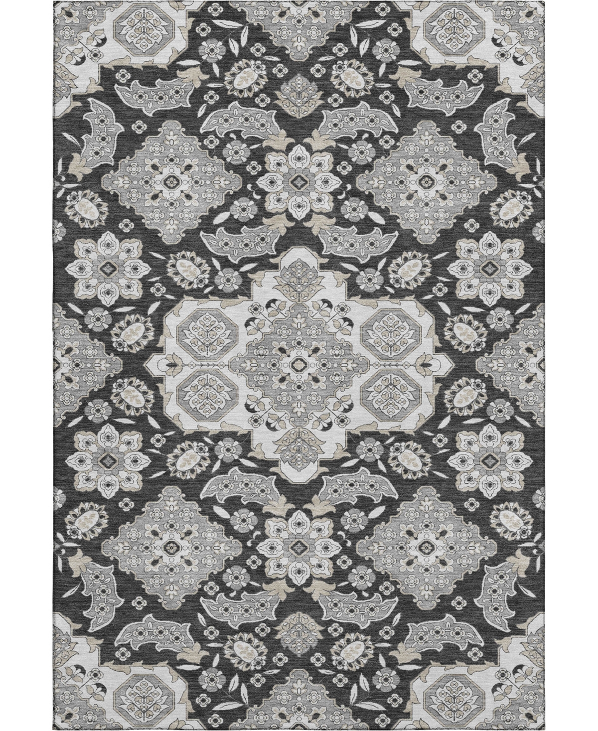 Click here for Addison Mayfield AMF1853 3 x 5 Area Rug - Charcoal prices
