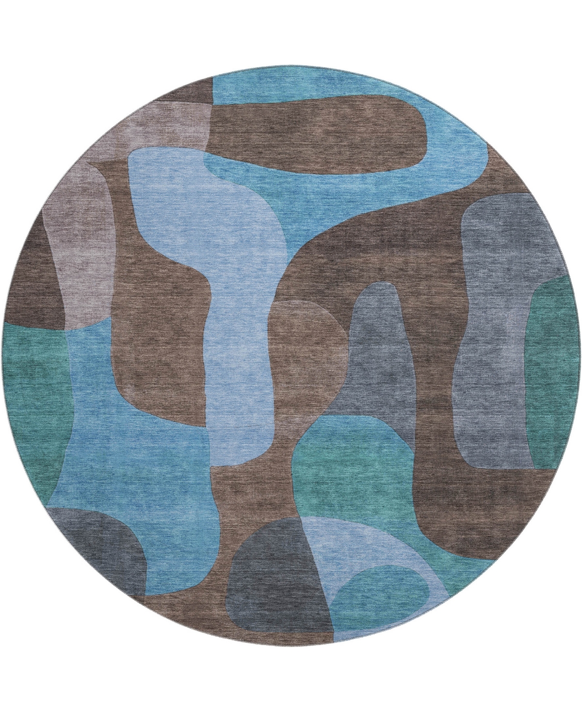 Click here for Addison Mayfield AMF1867 8 x 8 Round Area Rug - Br... prices
