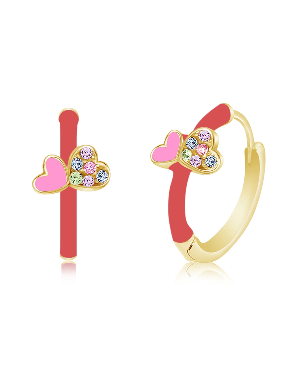 Click here for Chanteur Girls Heart Hypoallergenic Earrings with... prices