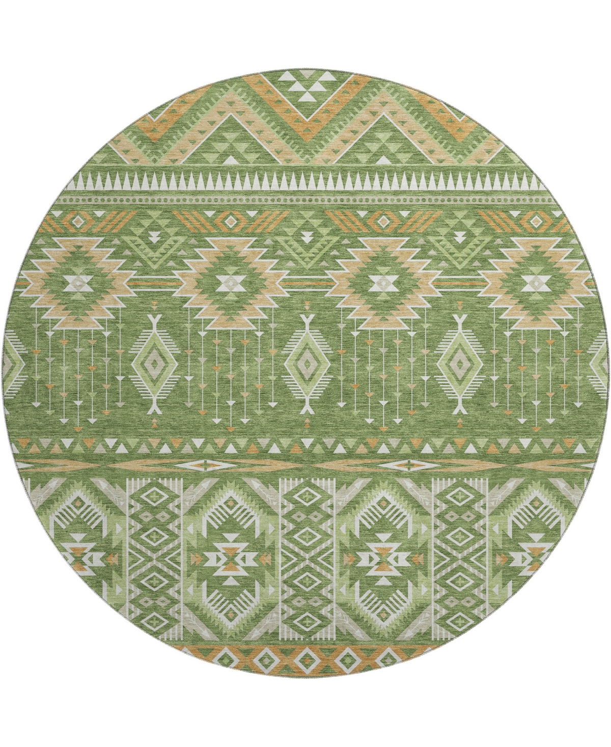 Click here for Addison Mayfield AMF1851 8 x 8 Round Area Rug - Gr... prices