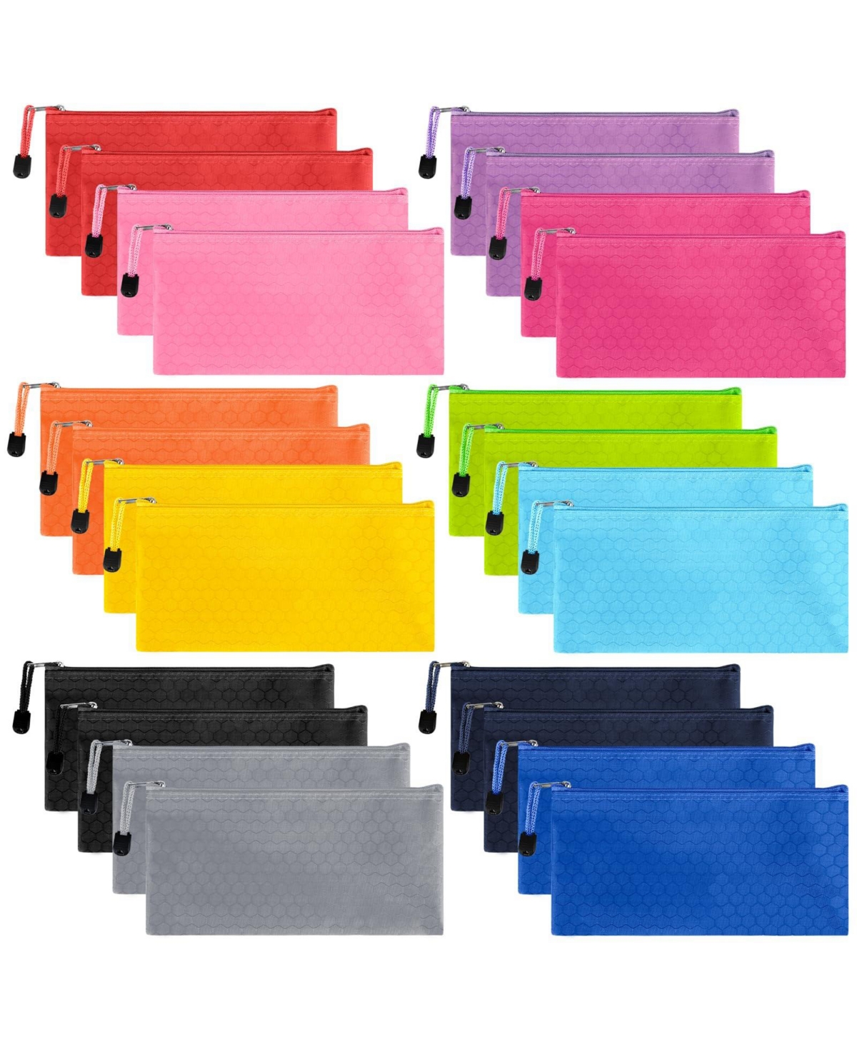 Click here for Gnuadz 24pcs Pencil Pouch Bulk Zipper Pouches Case... prices