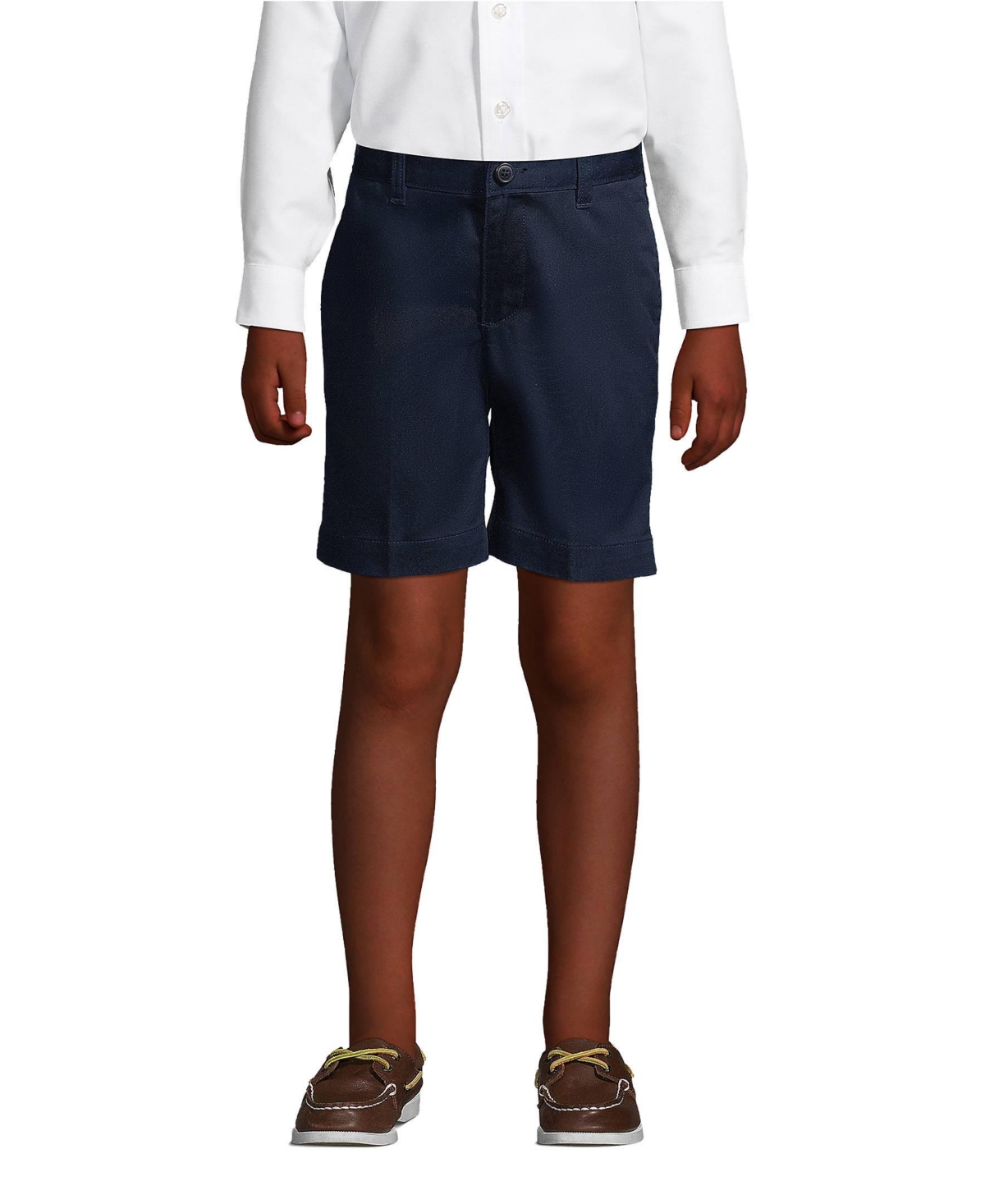Click here for Lands End Big Boys Slim Plain Front Blend Chino Sh... prices
