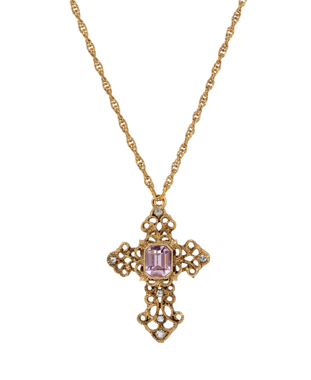 Click here for Symbols of Faith 14k Gold Dipped Amy Stone Crystal... prices