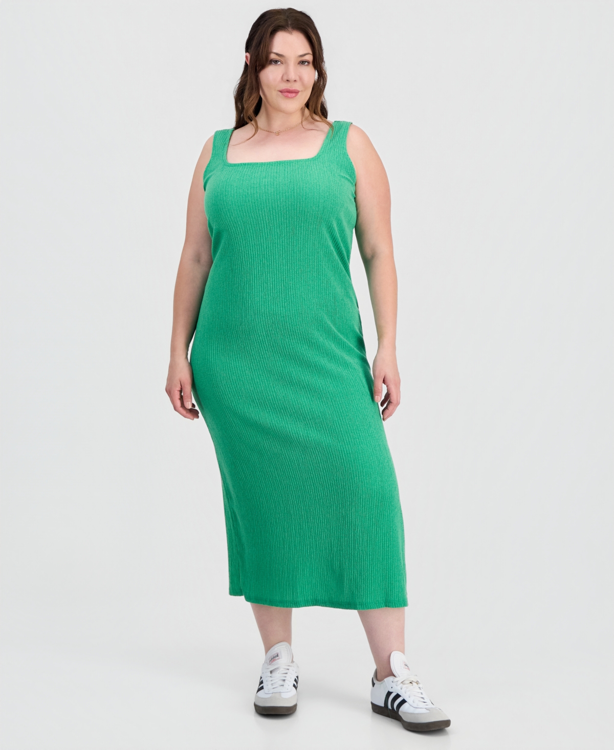 Click here for Full Circle Trends Trendy Plus Size Square-Neck Ma... prices