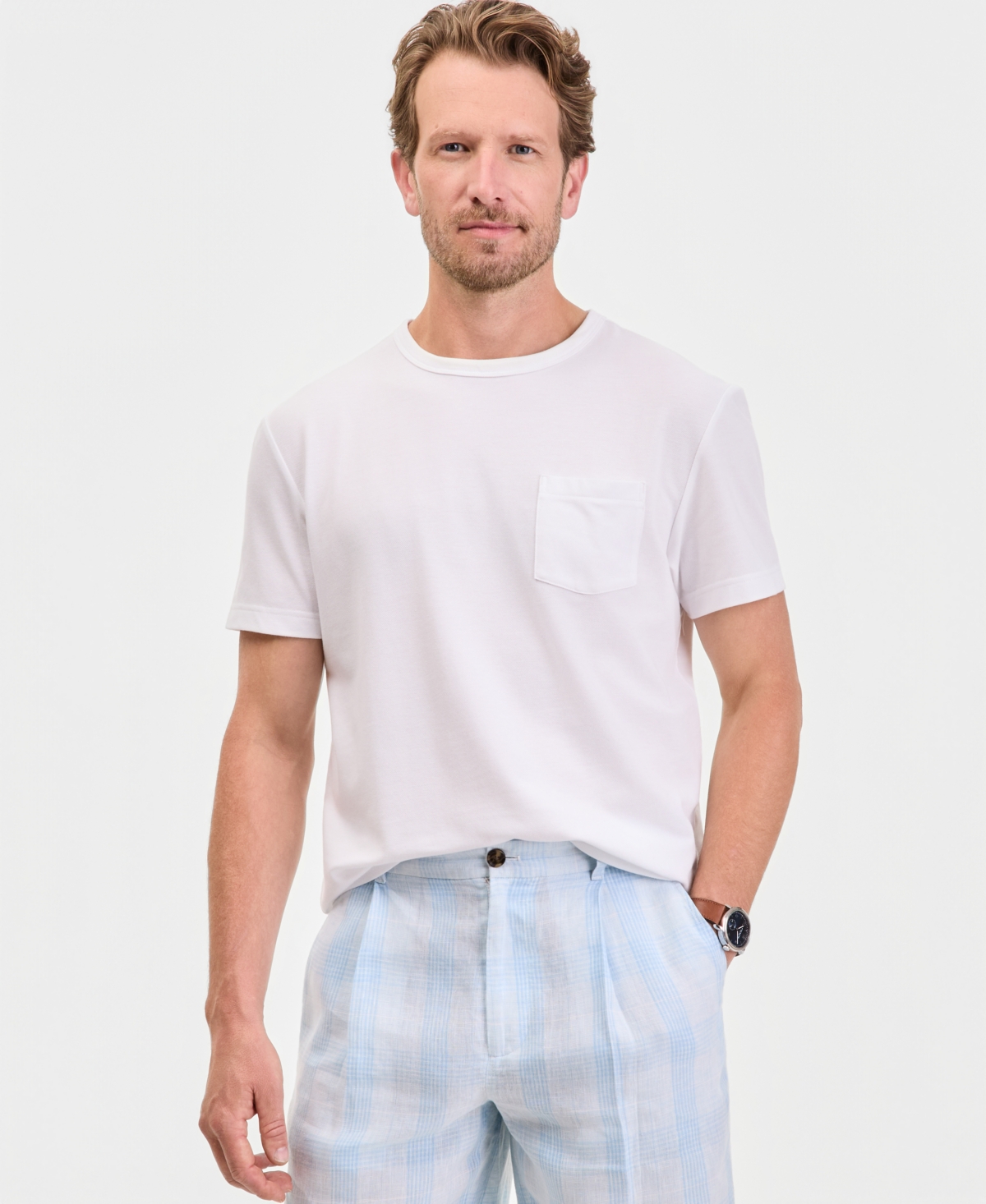 Click here for Club Room Mens Short-Sleeve Pique T-Shirt  Macys E... prices