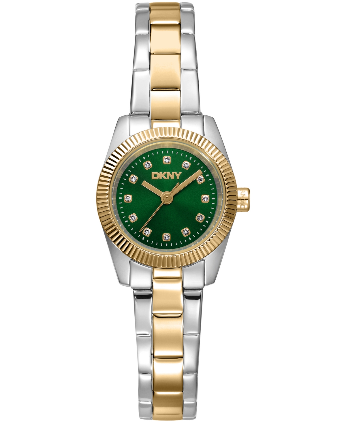 Click here for Dkny Womens Mini Quartz Two-Tone Stainless Steel B... prices