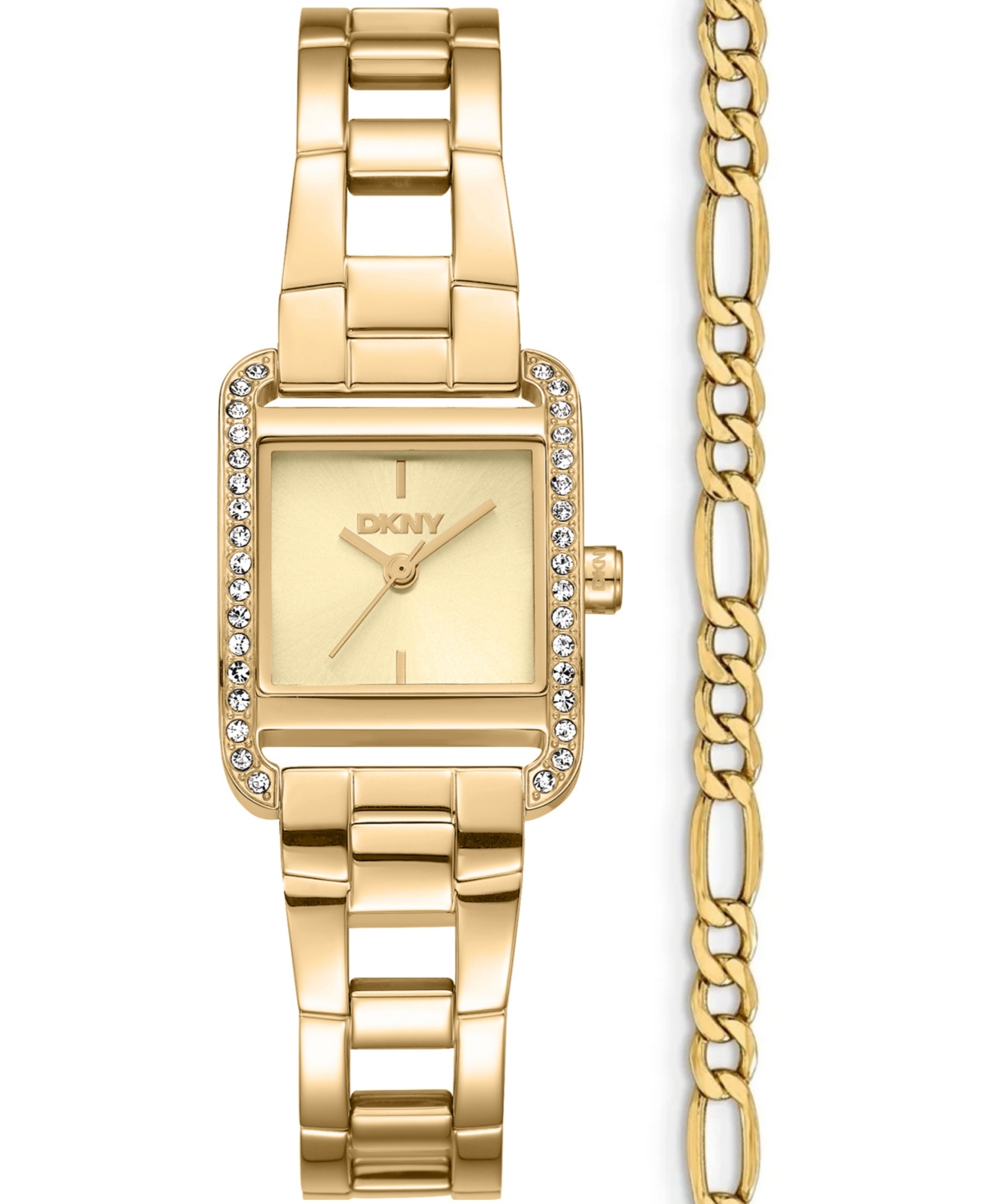 Click here for Dkny Womens Mini Quartz Gold-Tone Stainless Steel... prices