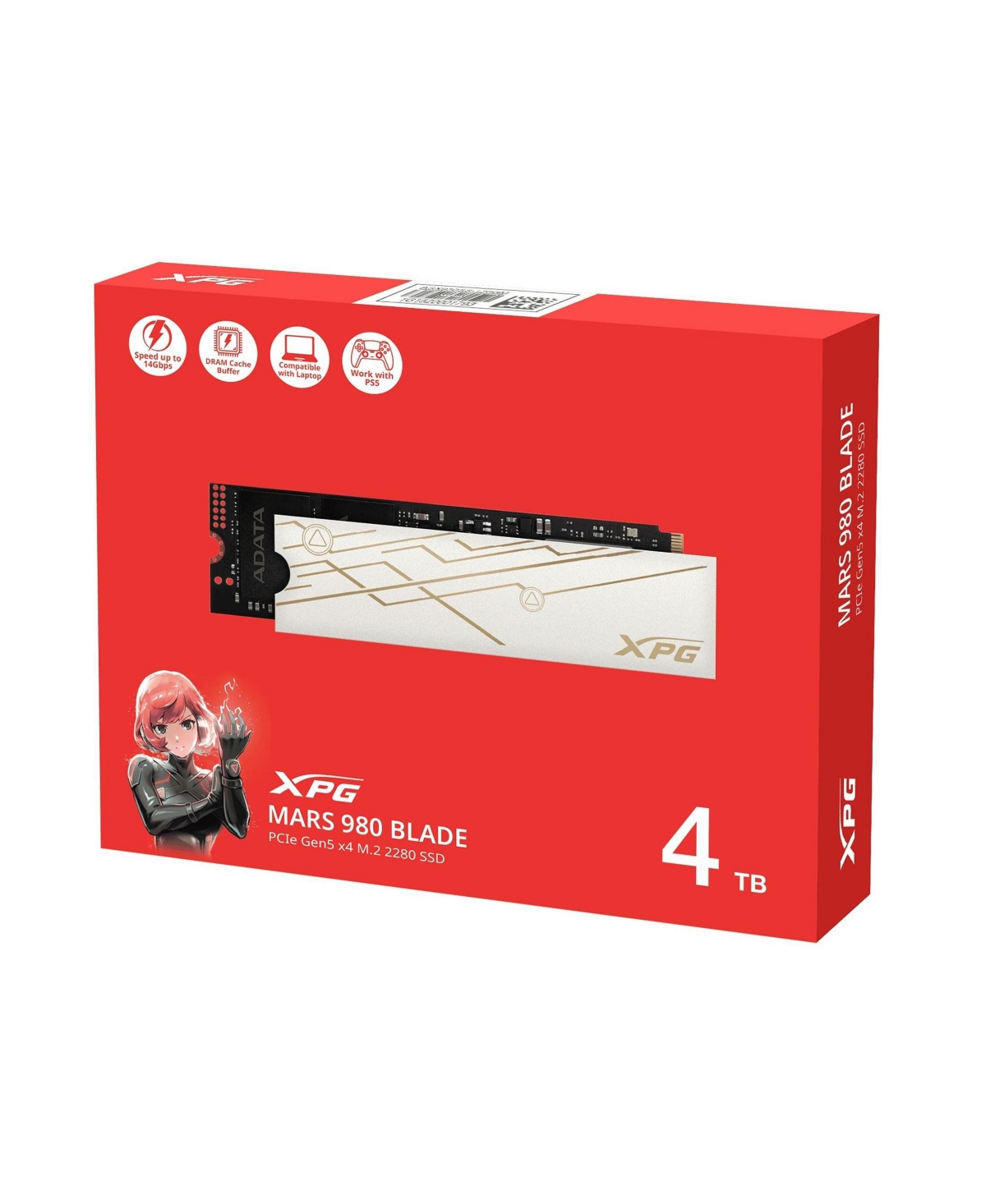 Click here for Adata Mars 980 Blade 4TB PCIe Gen5 NVMe Internal S... prices