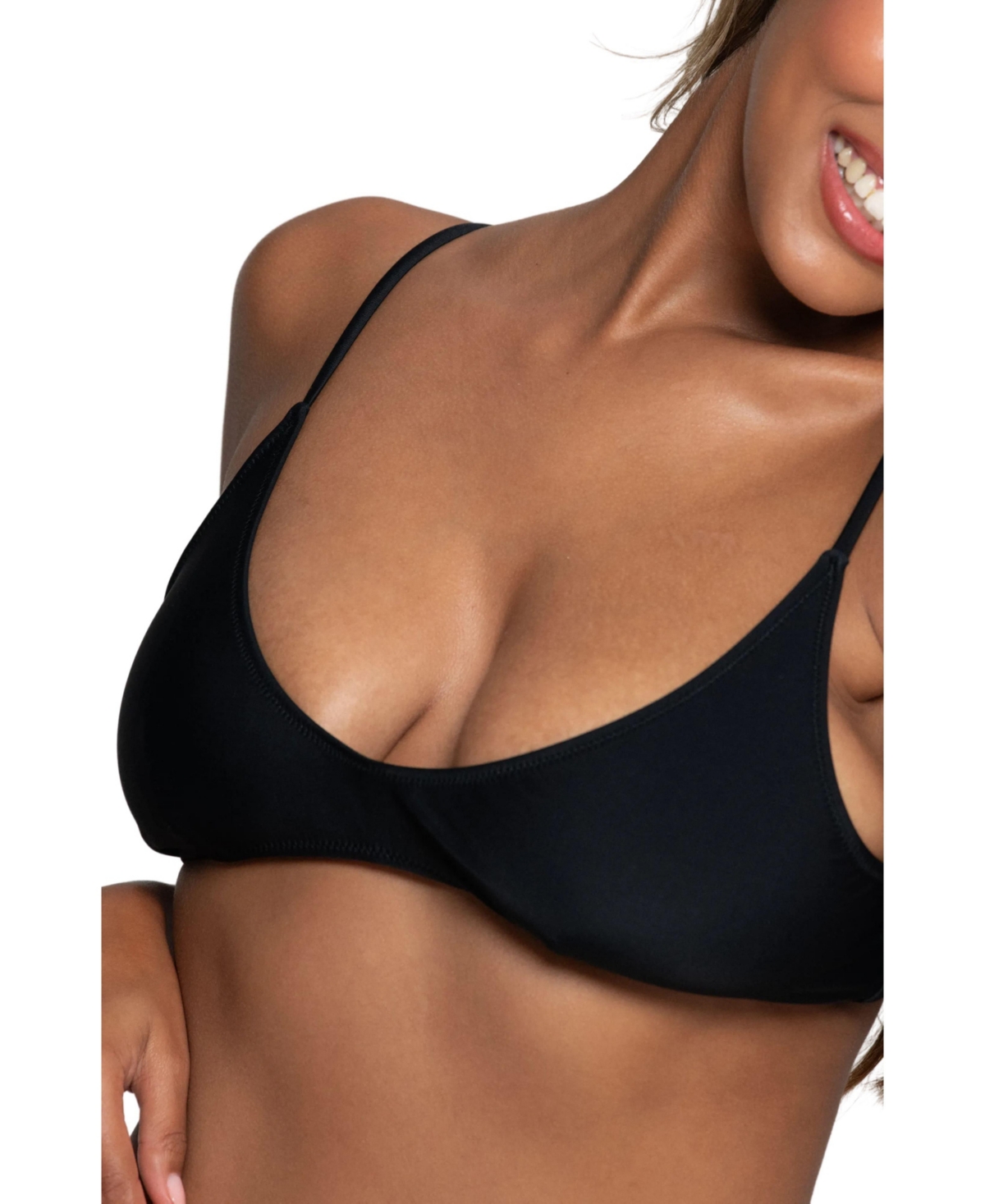 Click here for Bright Swimwear Womens Sofie Top - Black prices