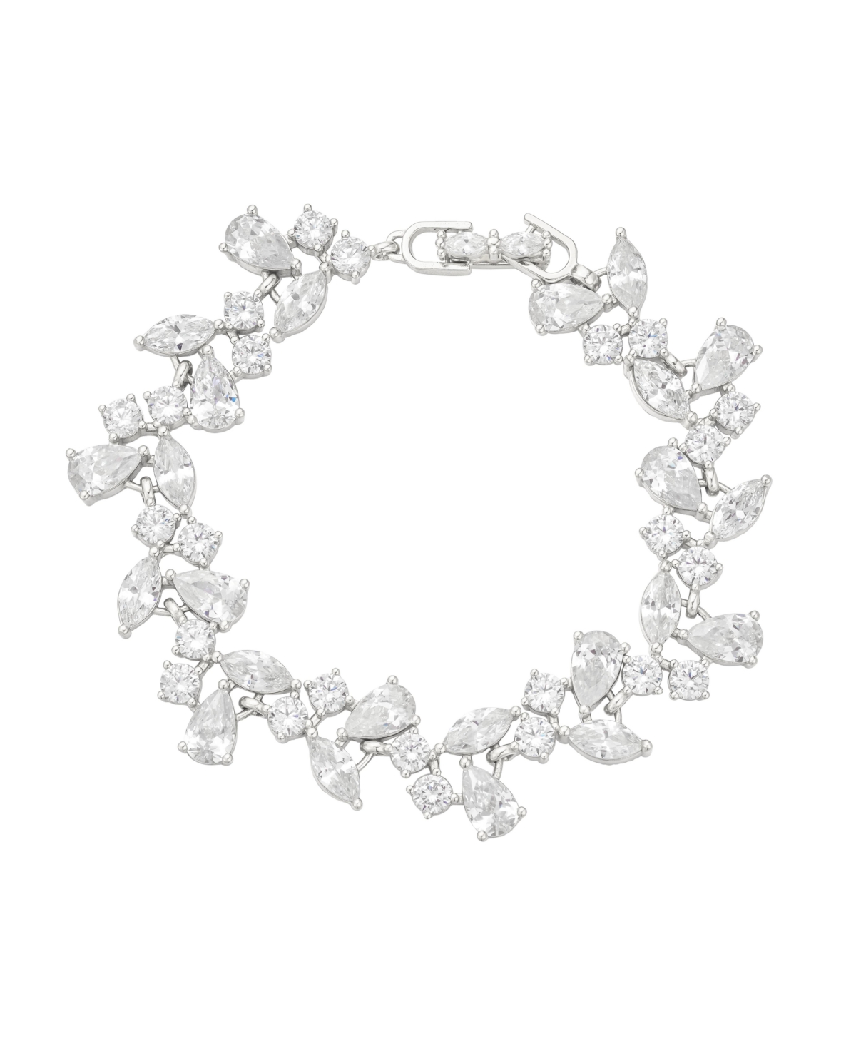 Click here for Untamed Petals Cami Crystal Bracelet - Silver prices