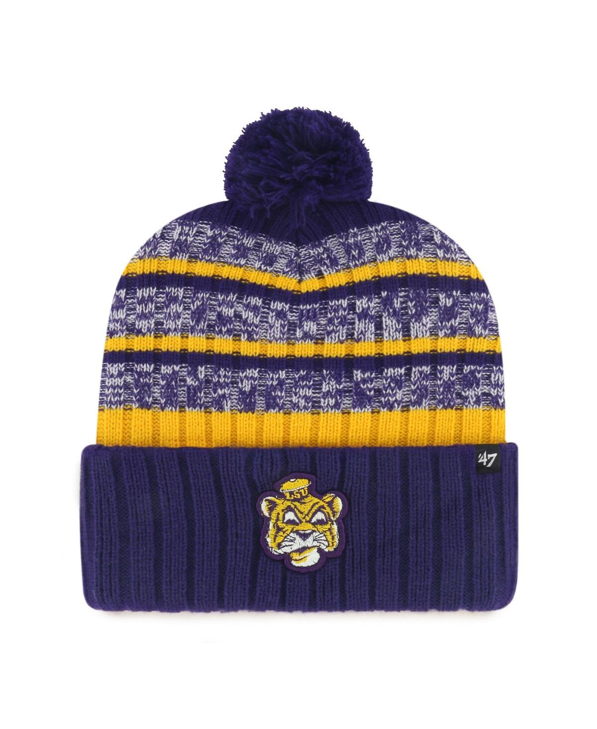 Click here for 47 Brand Mens Purple Lsu Tigers Tavern Cuffed Knit... prices