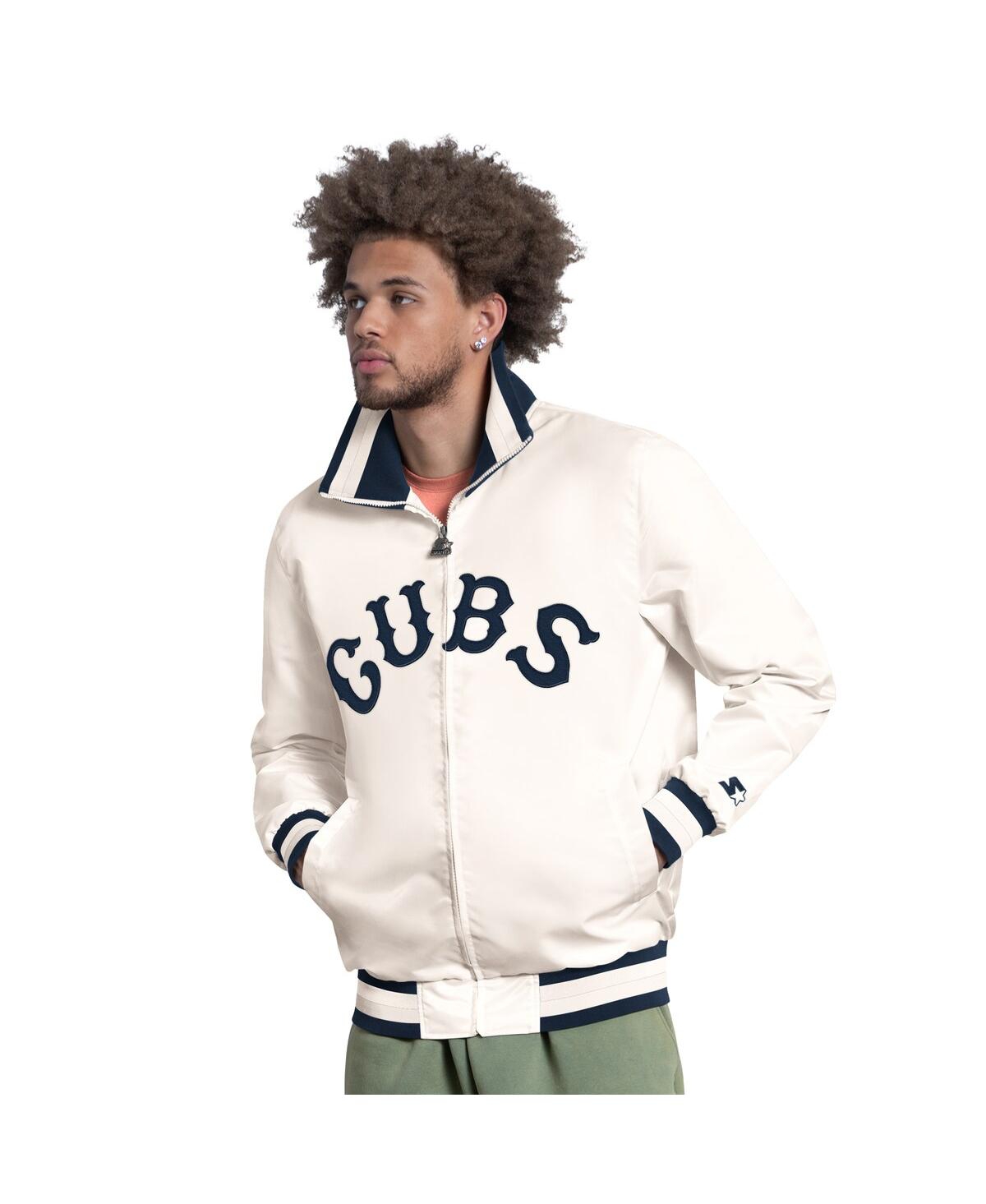 Click here for Starter Mens White Chicago Cubs The Captain Cooper... prices
