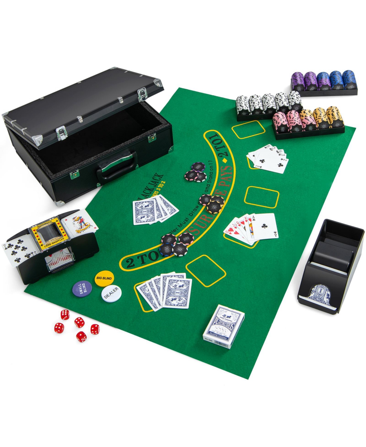 Click here for Slickblue 14 Gram Poker Chips 300 Pieces Casino Po... prices