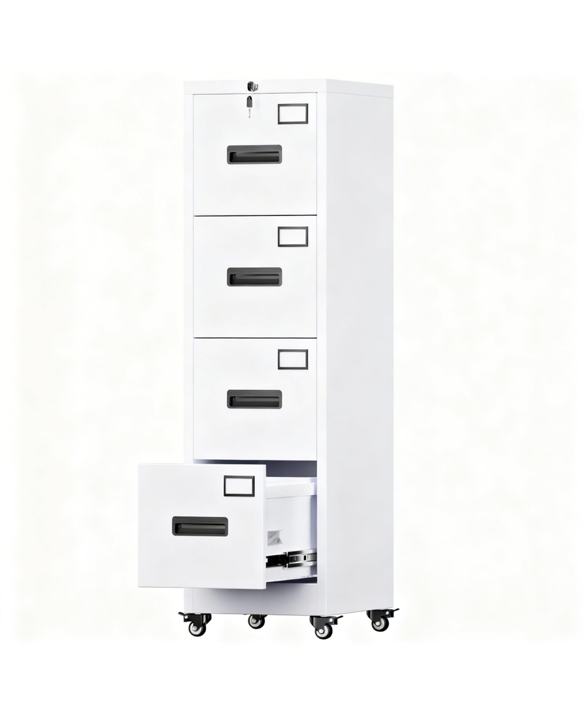 Click here for Yigii 4 Drawer Metal File Cabinet with Wheels  Loc... prices