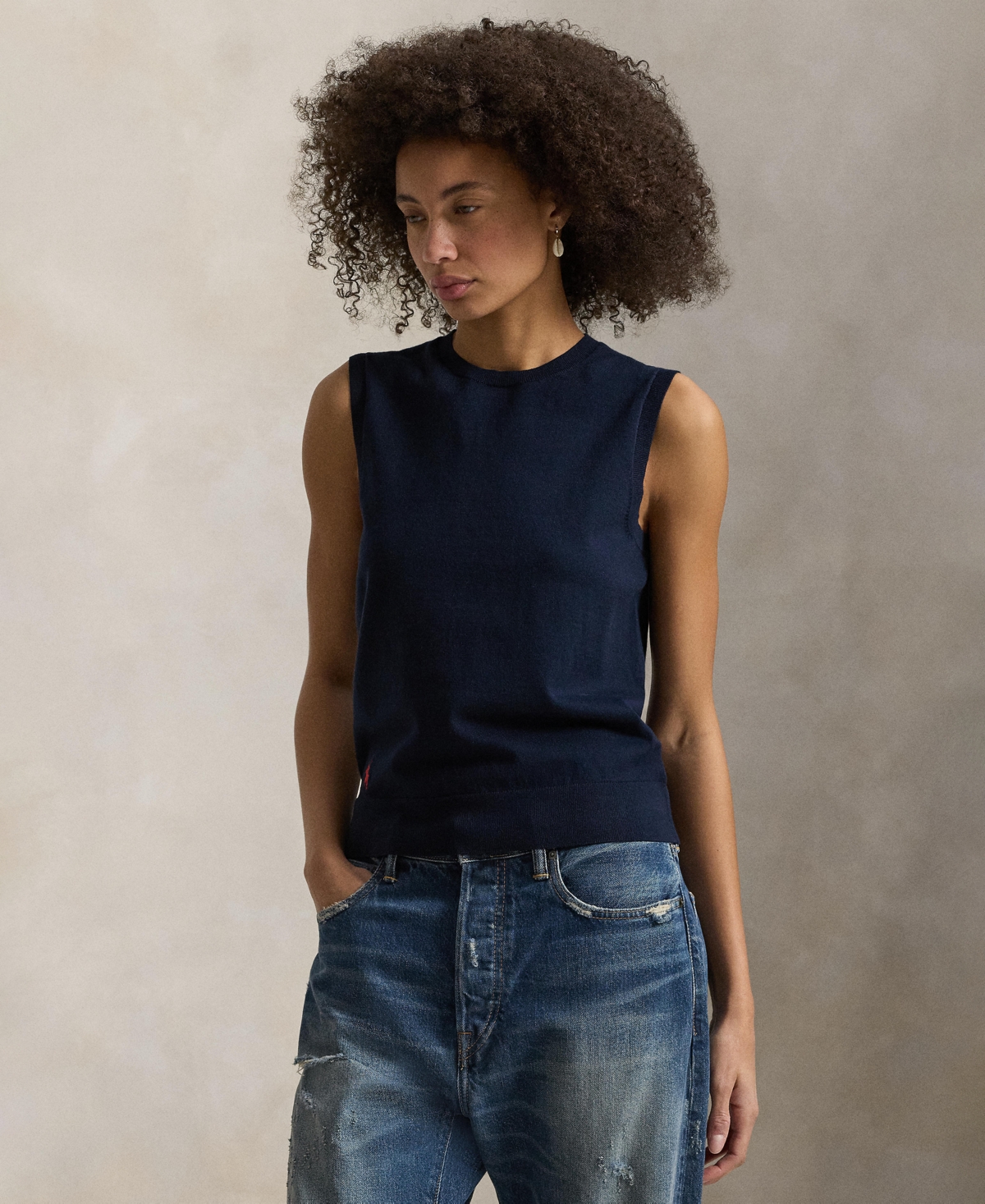 Click here for Polo Ralph Lauren Womens Sleeveless Crewneck Sweat... prices