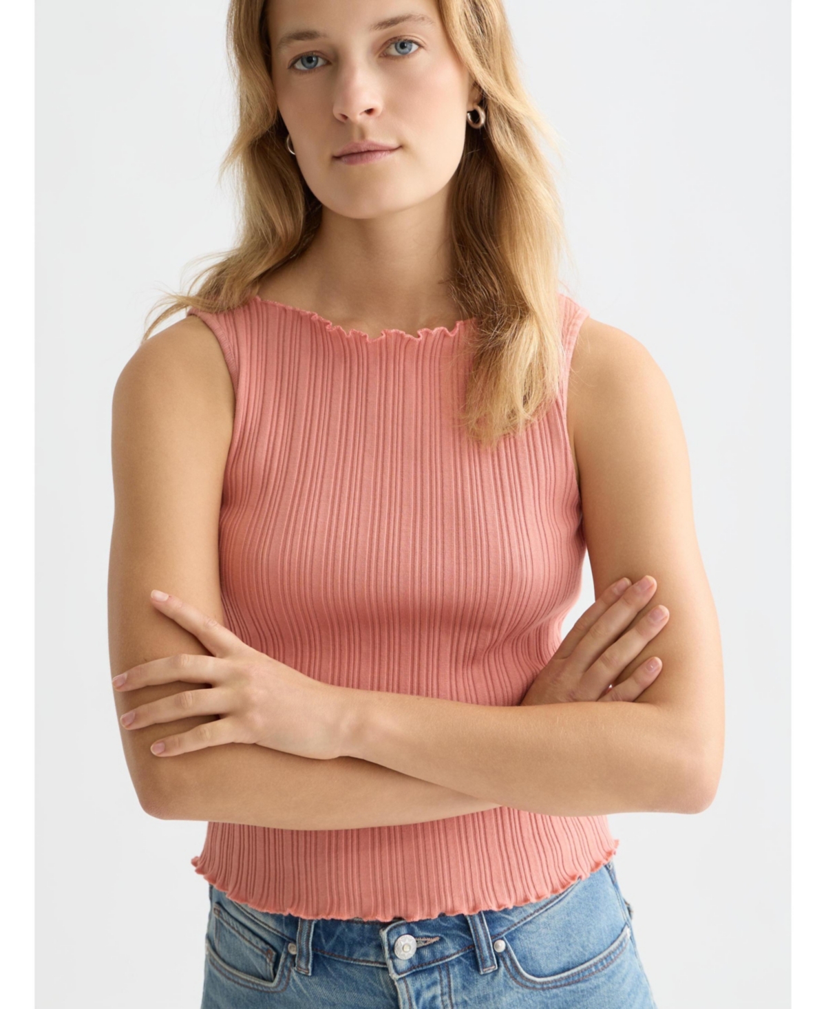 Click here for Scotch & Soda Womens Structured Rib Tank - Canyon... prices