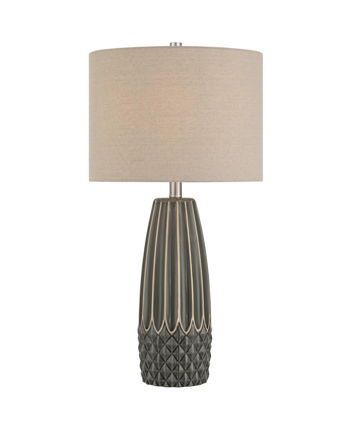 Click here for 360 Lighting Olsen 26 1/2 High Charcoal Stripe Cer... prices