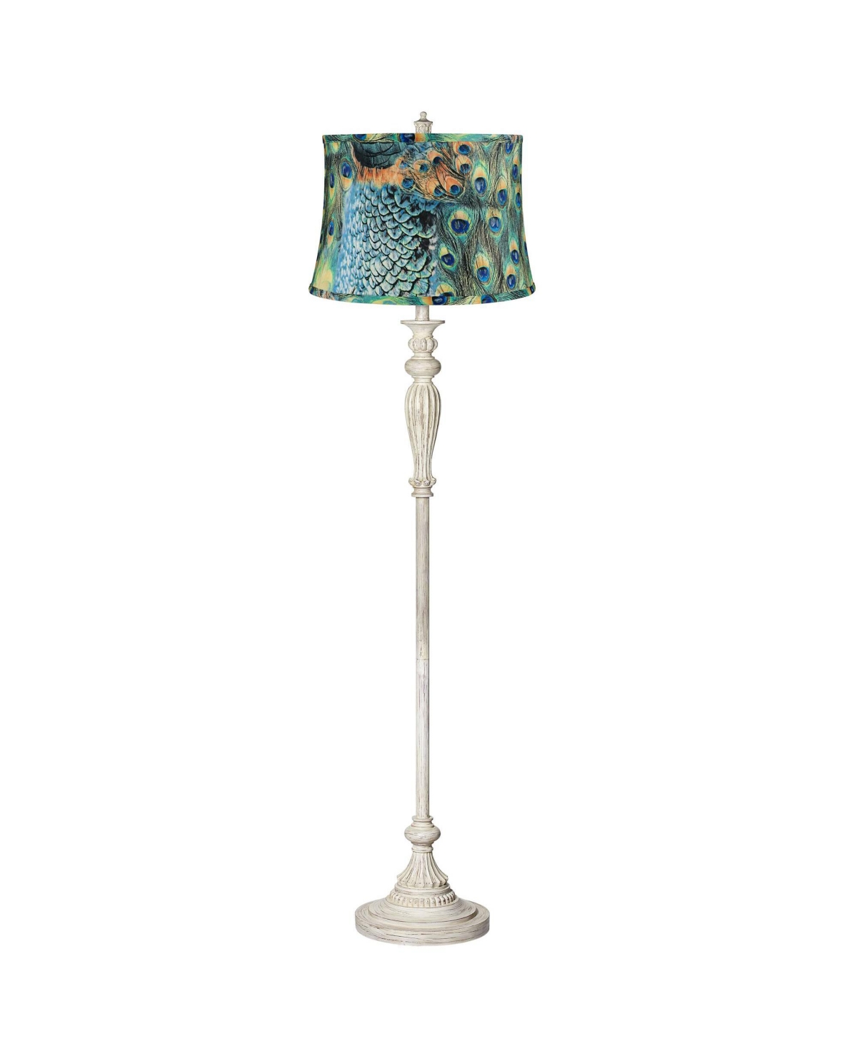 Click here for 360 Lighting Shabby Chic Floor Lamp 60 Tall Peacoc... prices