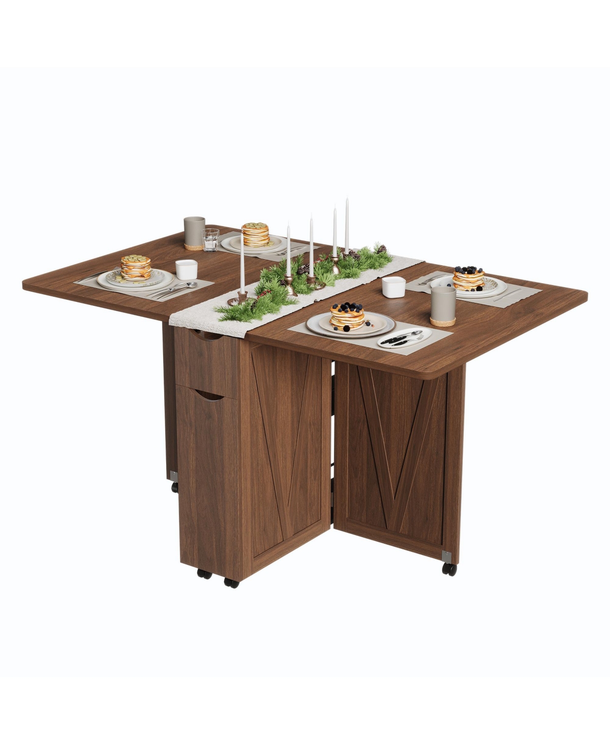 Click here for gaomon Space-Saving Folding Dining Table with Draw... prices