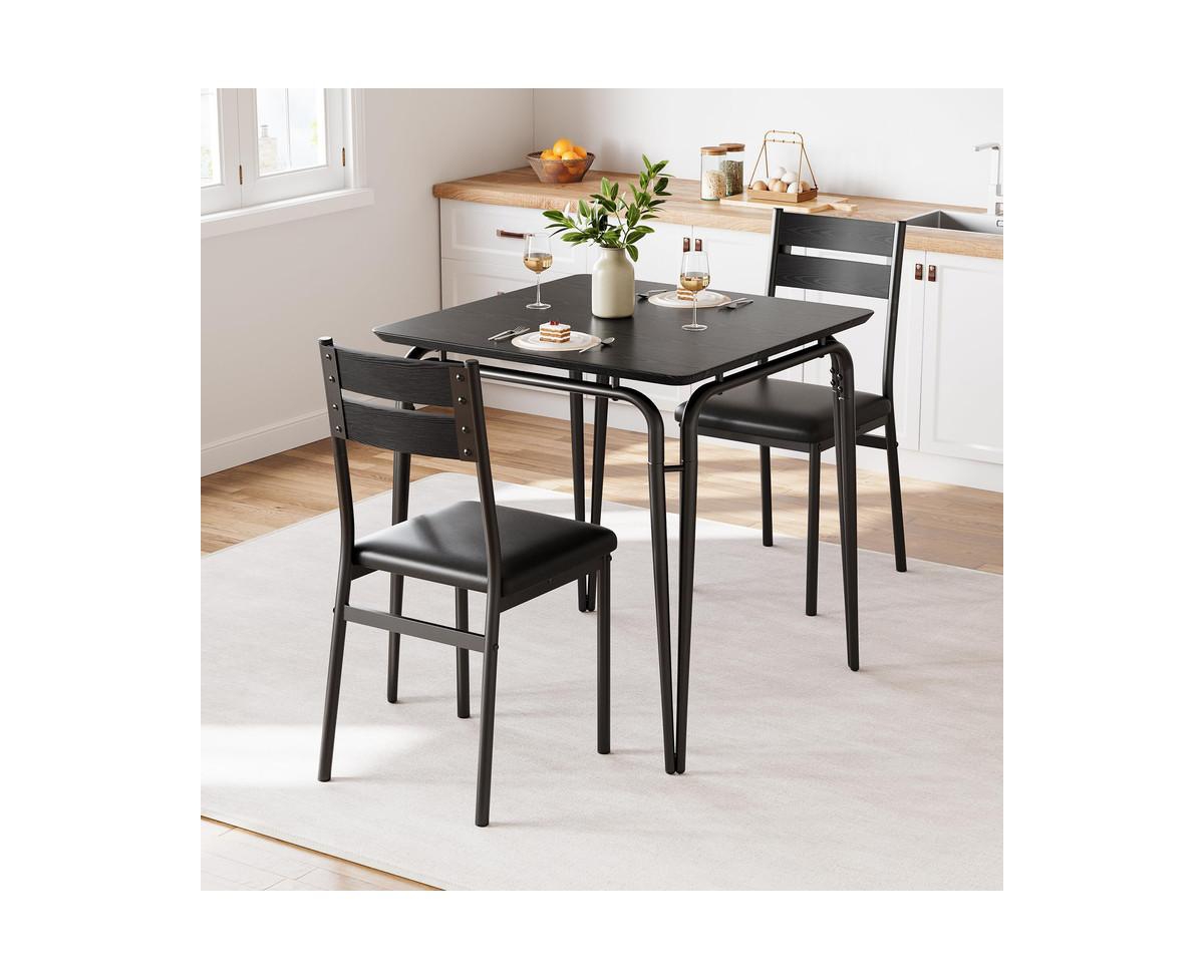 Click here for gaomon 3-Piece 2-Person Vintage Square Dining Tabl... prices