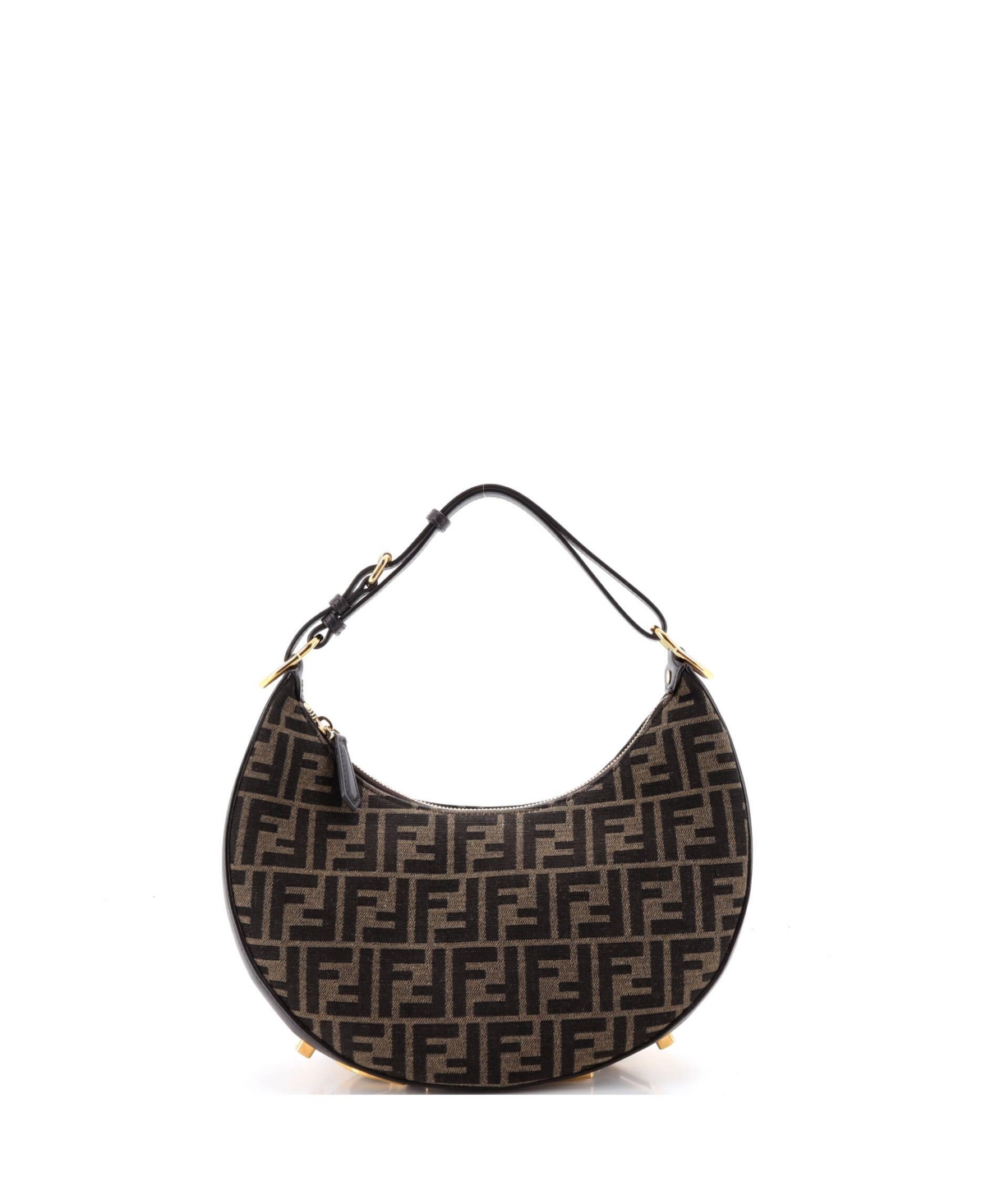 Click here for Pre-Owned Fendi Small Fendigraphy Bag Zucca Canvas... prices