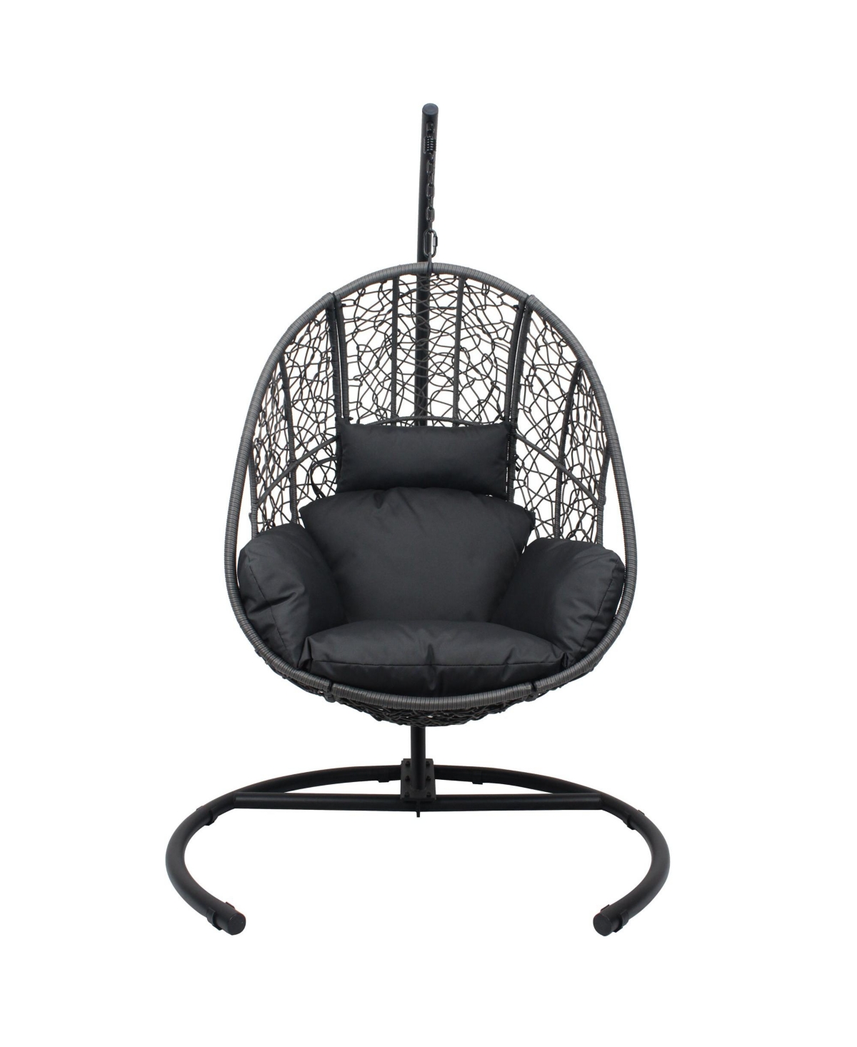Click here for Clihome Outdoor Indoor Pe Wicker Swing Egg Chair W... prices