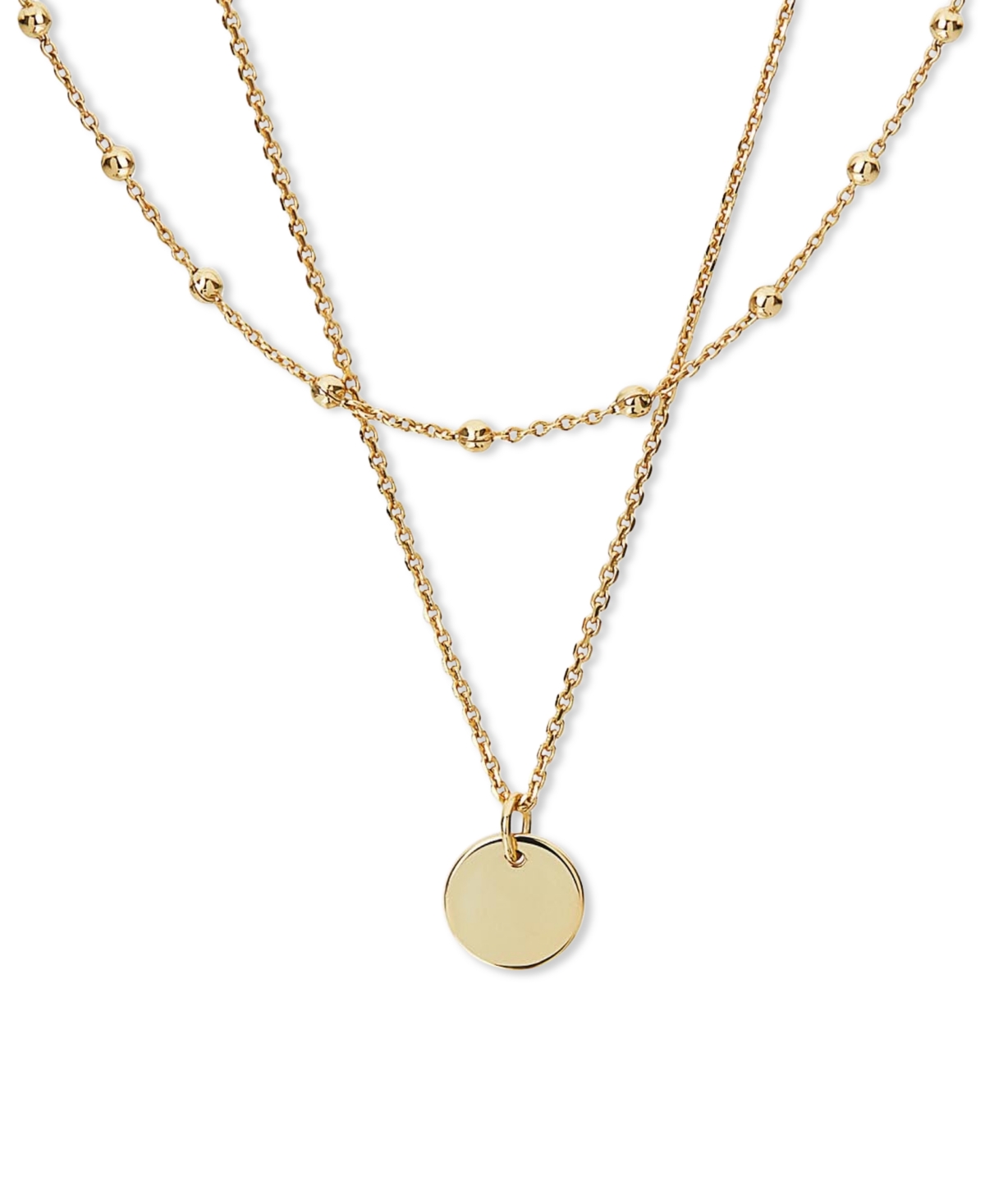 Click here for Ana Luisa Willow Set Gold-Plated Coin Necklace - G... prices