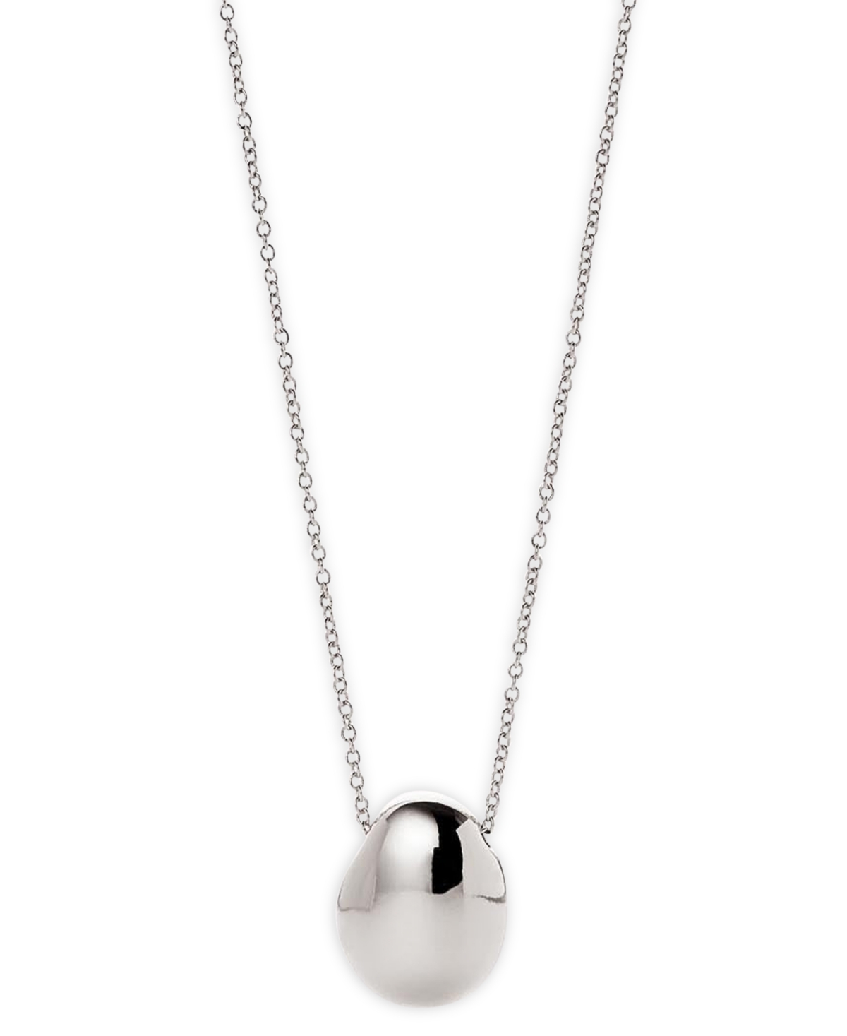 Click here for Ana Luisa Pebble Mini Silver Pendant Necklace - Si... prices