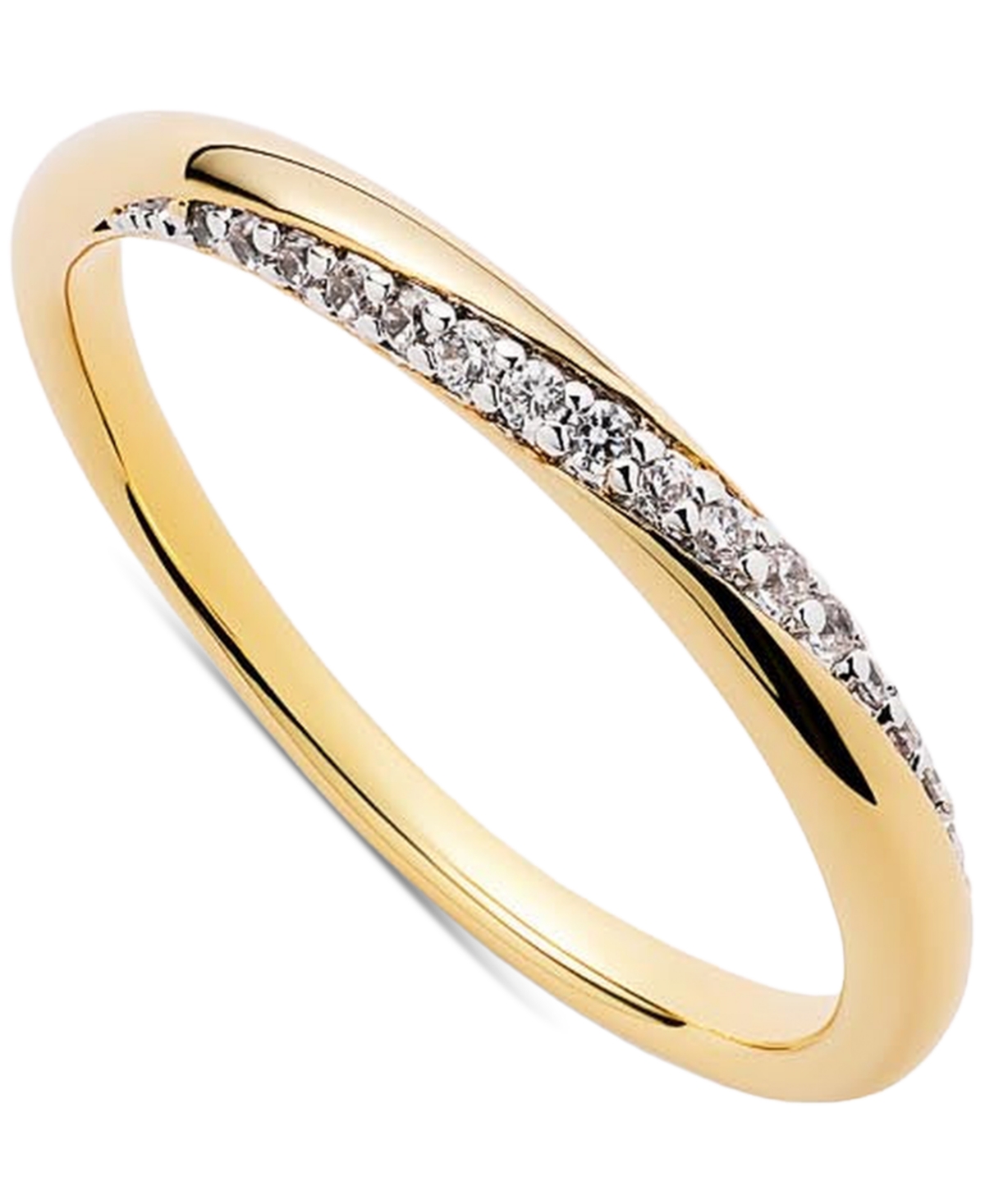 Click here for Ana Luisa Kira Slim Gold-Plated Gold Band Ring - G... prices