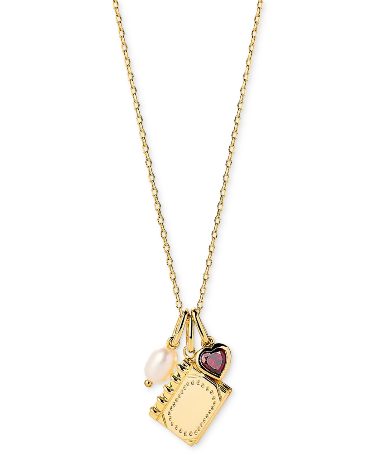 Click here for Ana Luisa Alexa Gold-Plated Charm Necklace - Gold prices