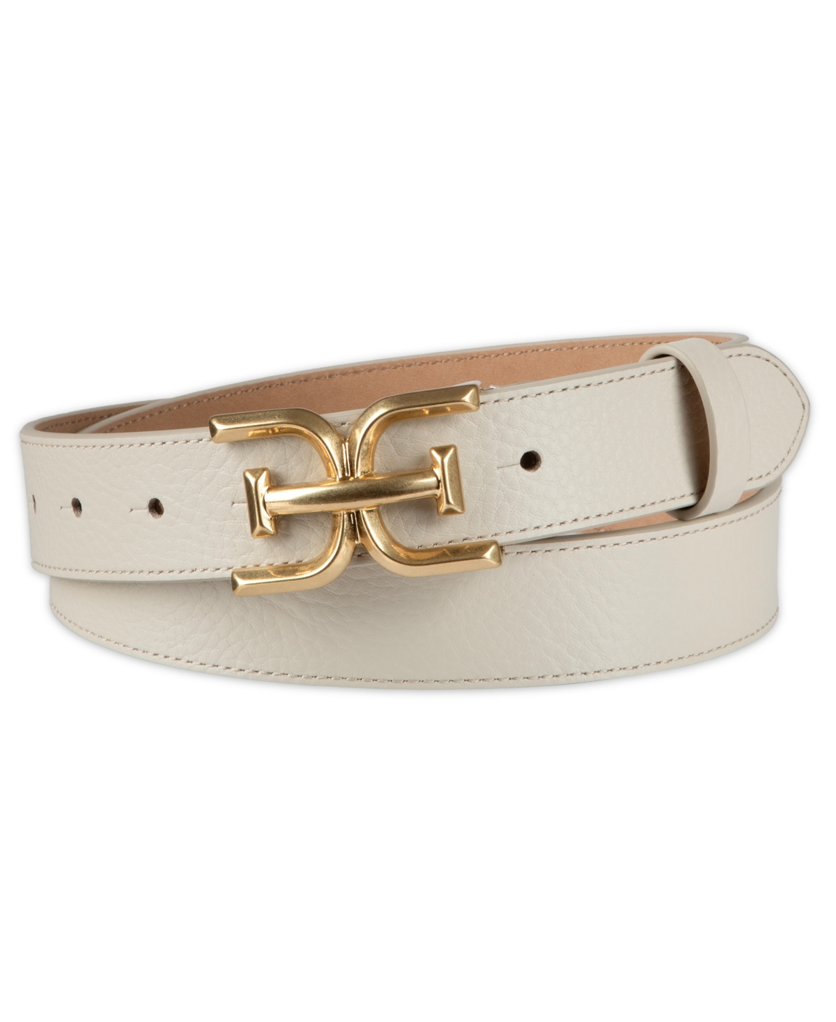 Click here for Sam Edelman Womens Slim Double-e Plaque Buckle Bel... prices