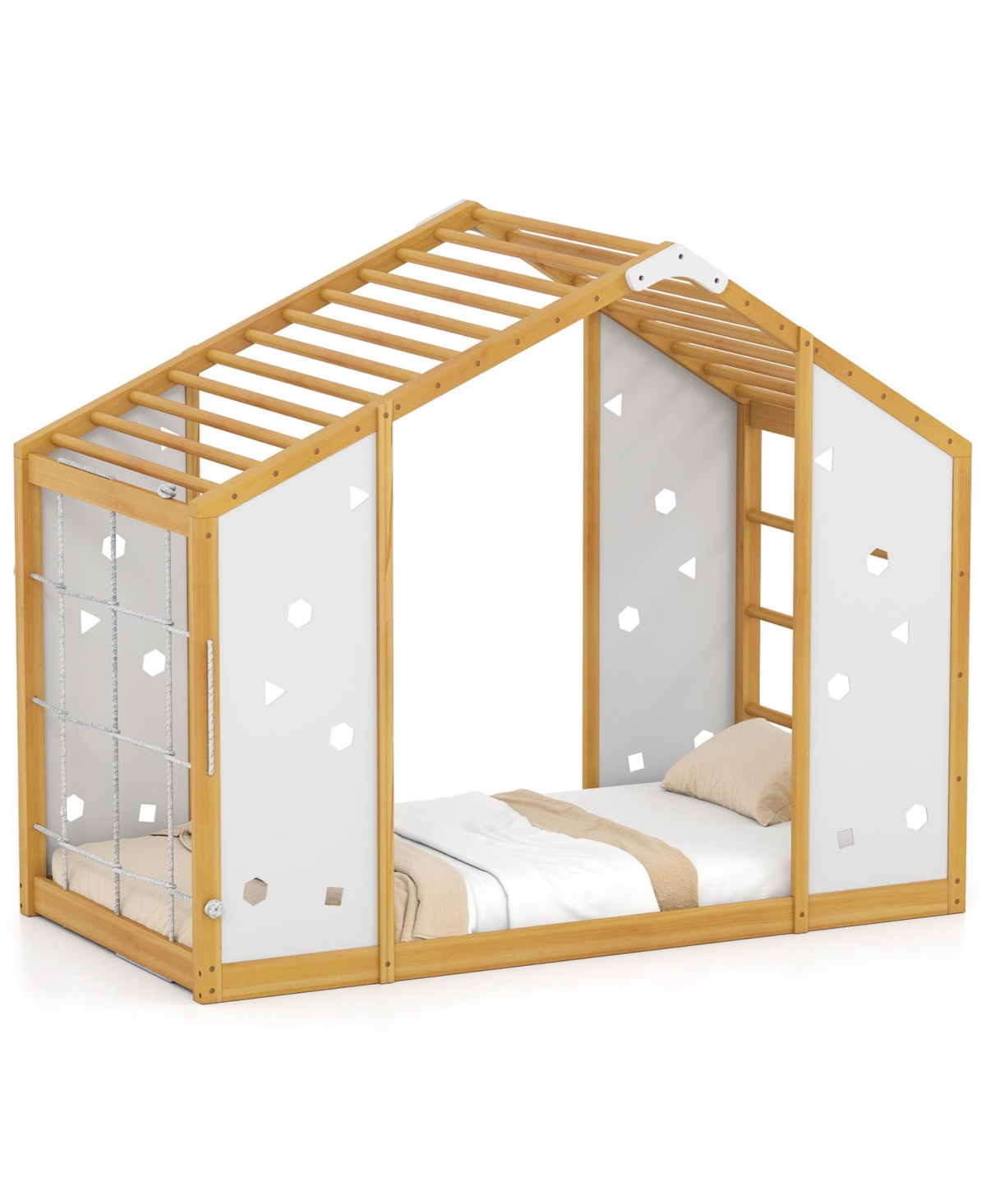 Click here for Gouun Twin Size 2-in-1 Climbing Bed with Monkey Ba... prices
