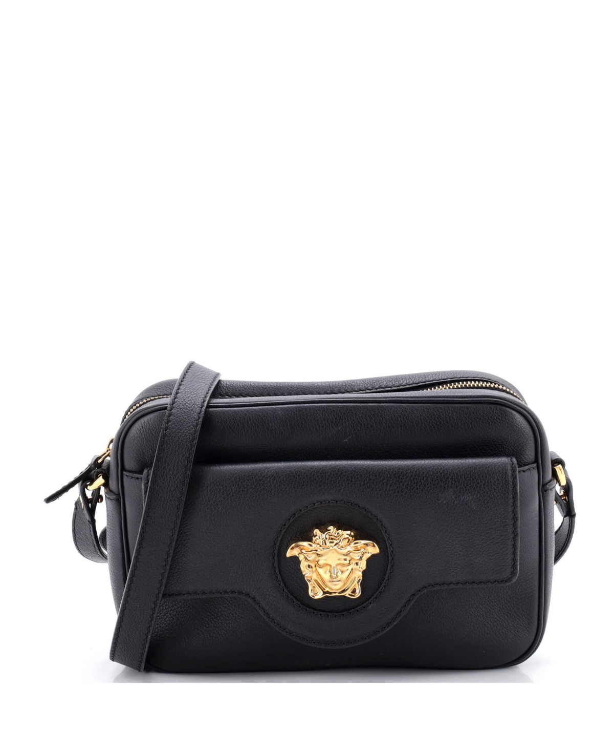 Click here for Pre-Owned Versace Small La Medusa Flap Pocket Came... prices