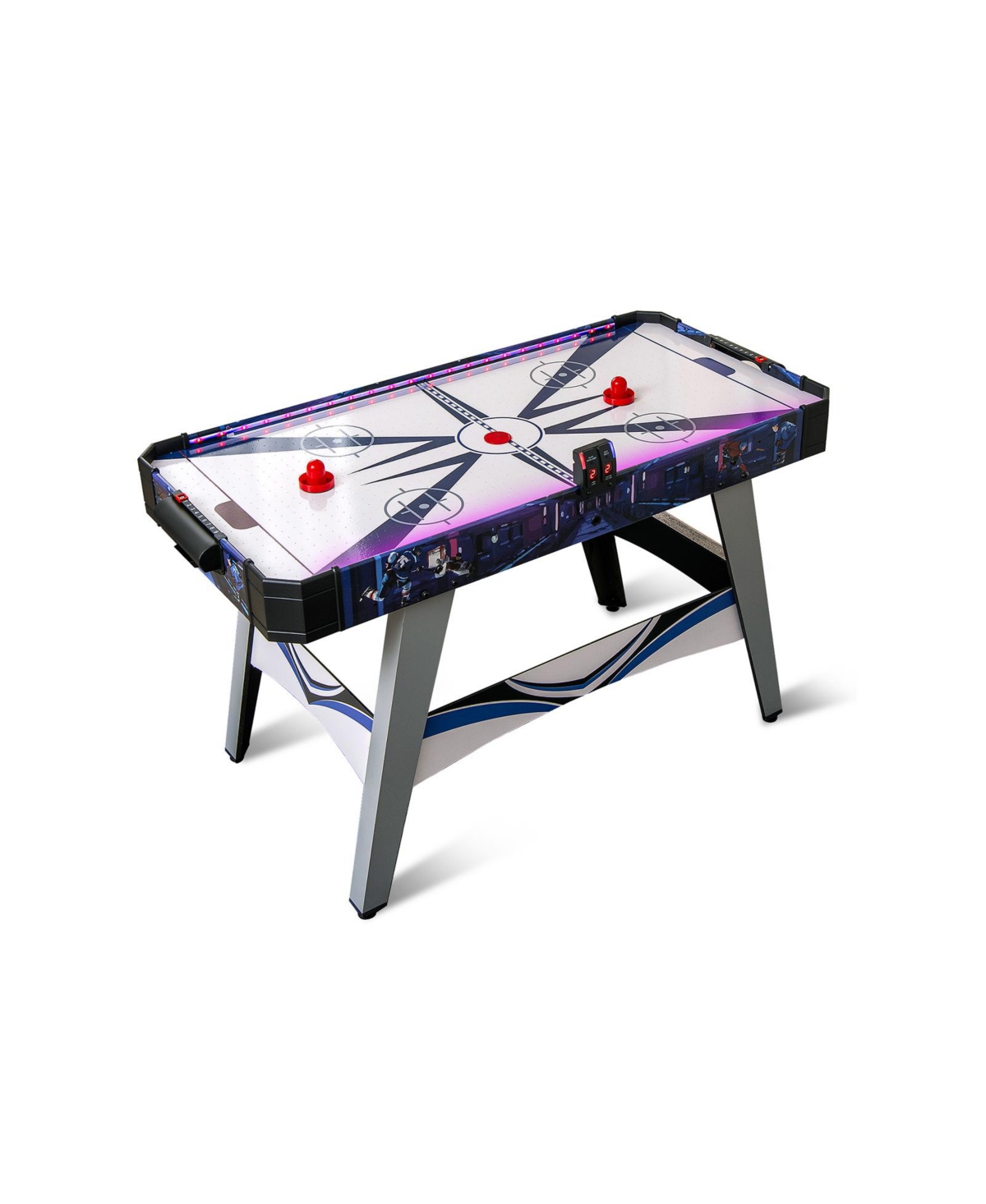 Click here for Slickblue Air Powered Hockey Game Table with 2 Pus... prices