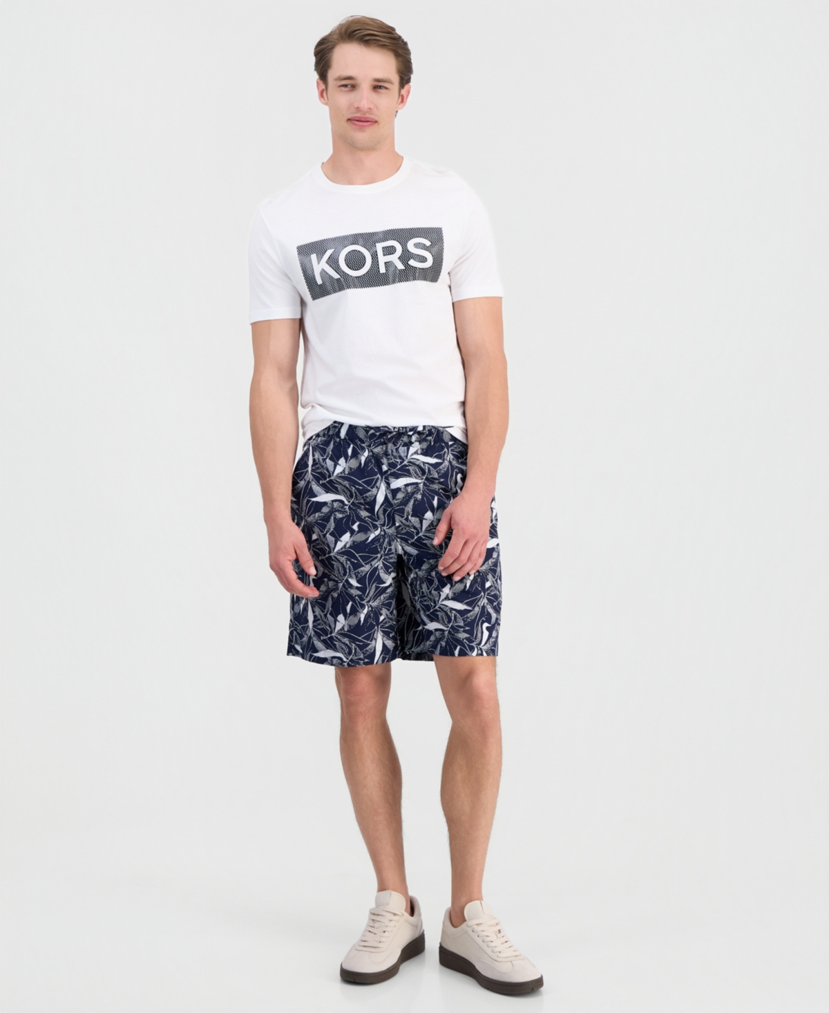 Click here for Michael Kors Mens Large Floral Print Shorts - MIDN... prices