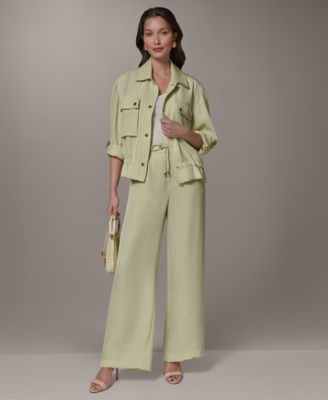 Click here for Donna Karan New York Womens Collared Jacket Ripple... prices