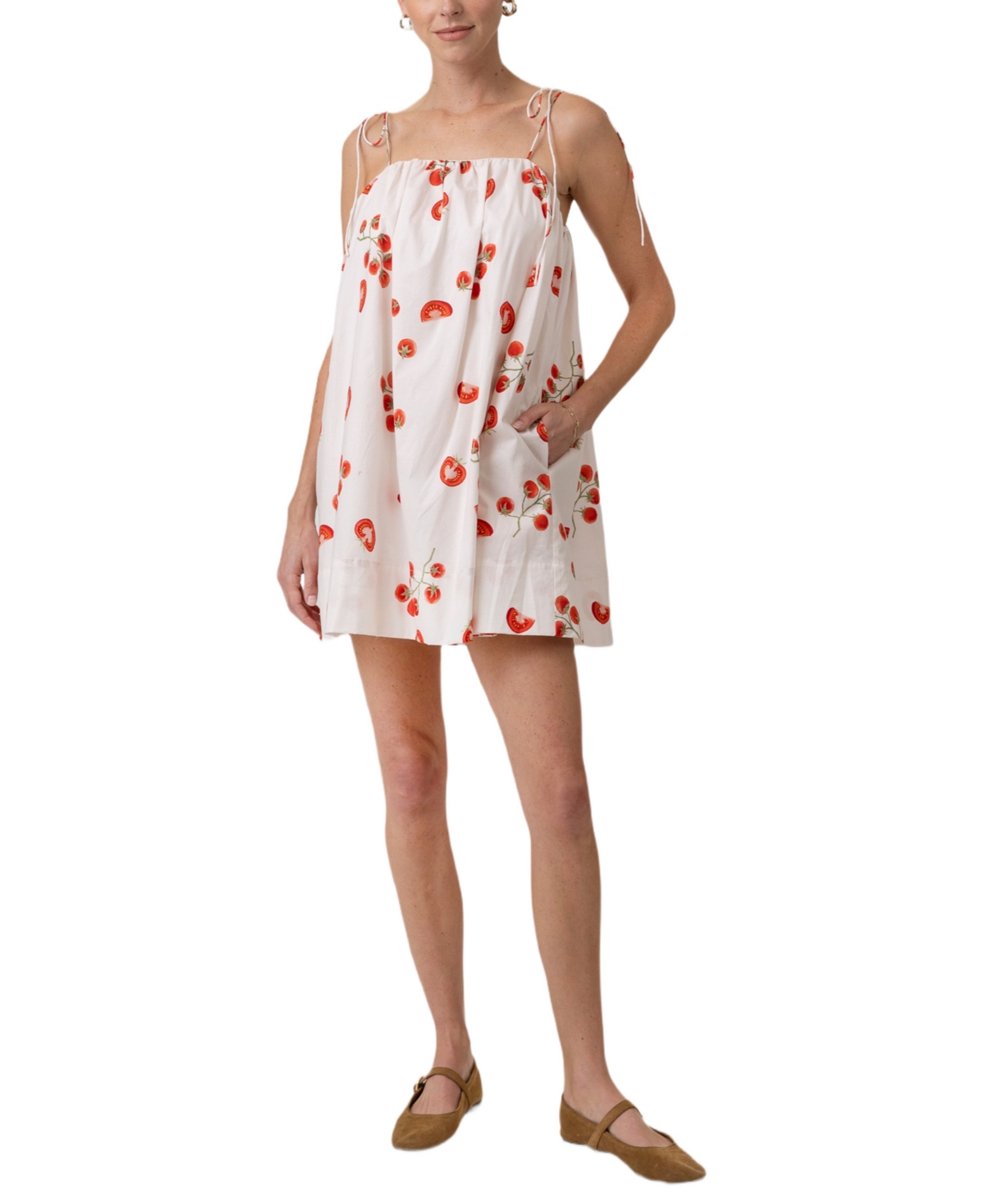 Click here for Line & Dot Womens Bellissimo Spaghetti Strap Mini... prices