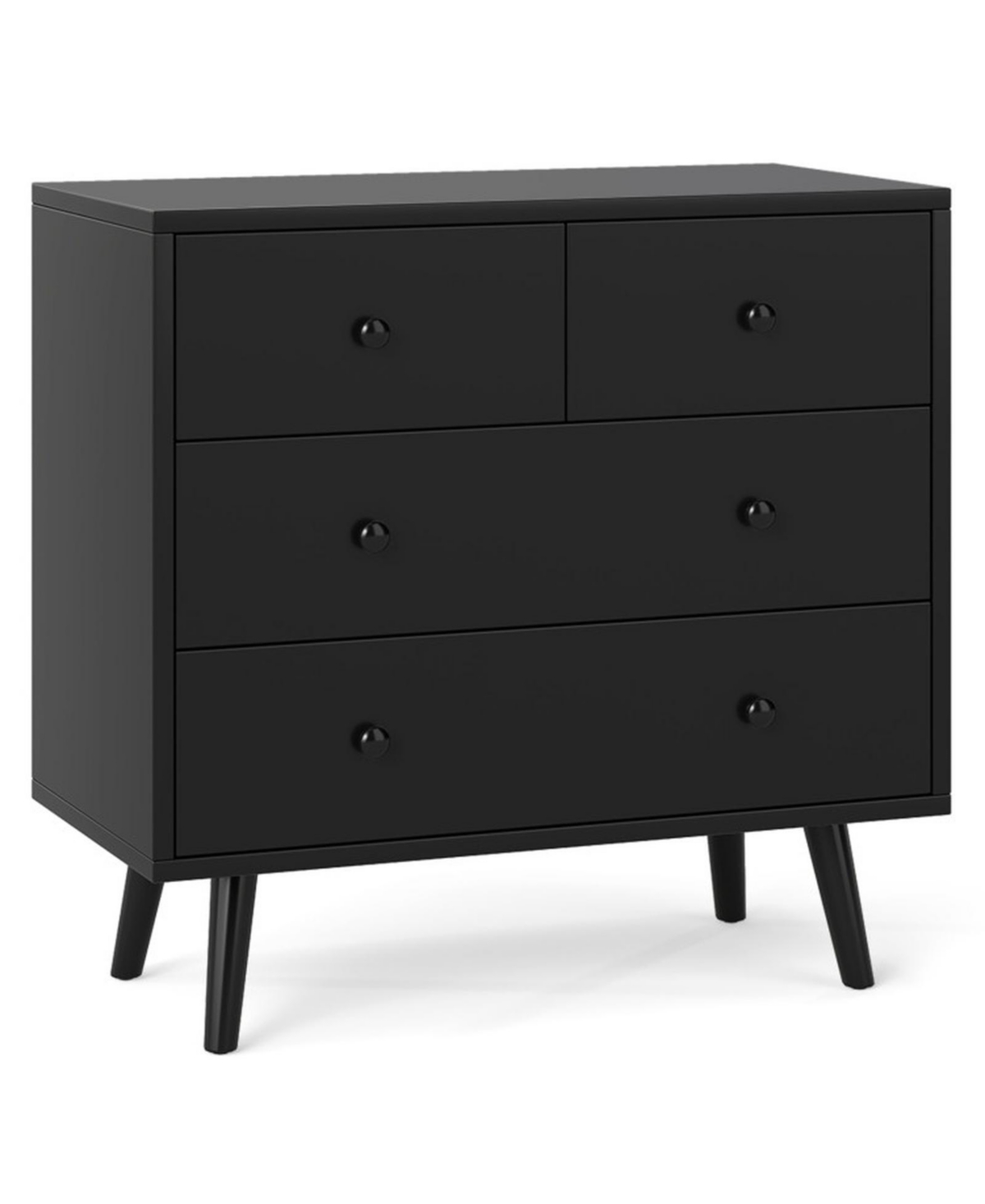 Click here for Gouun Wide 4-Drawer Wooden Dresser for Bedroom - B... prices