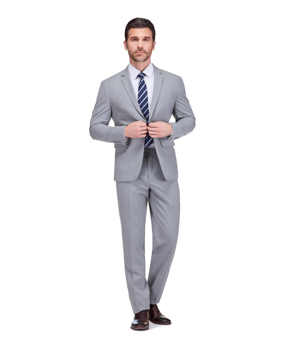 Click here for Gino Vitale Mens 2 Piece 4 Way Stretch Notch Lapel... prices