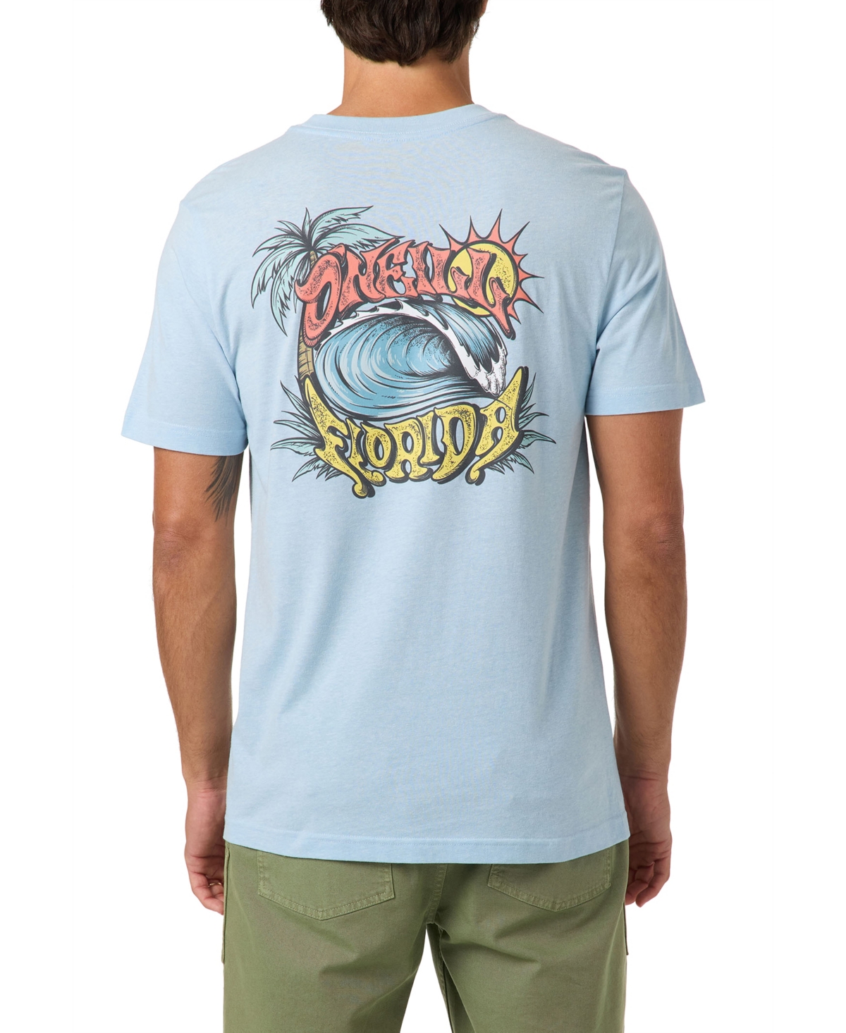 Click here for ONeill Mens Florida Classic Crewneck T-Shirt - Sky... prices