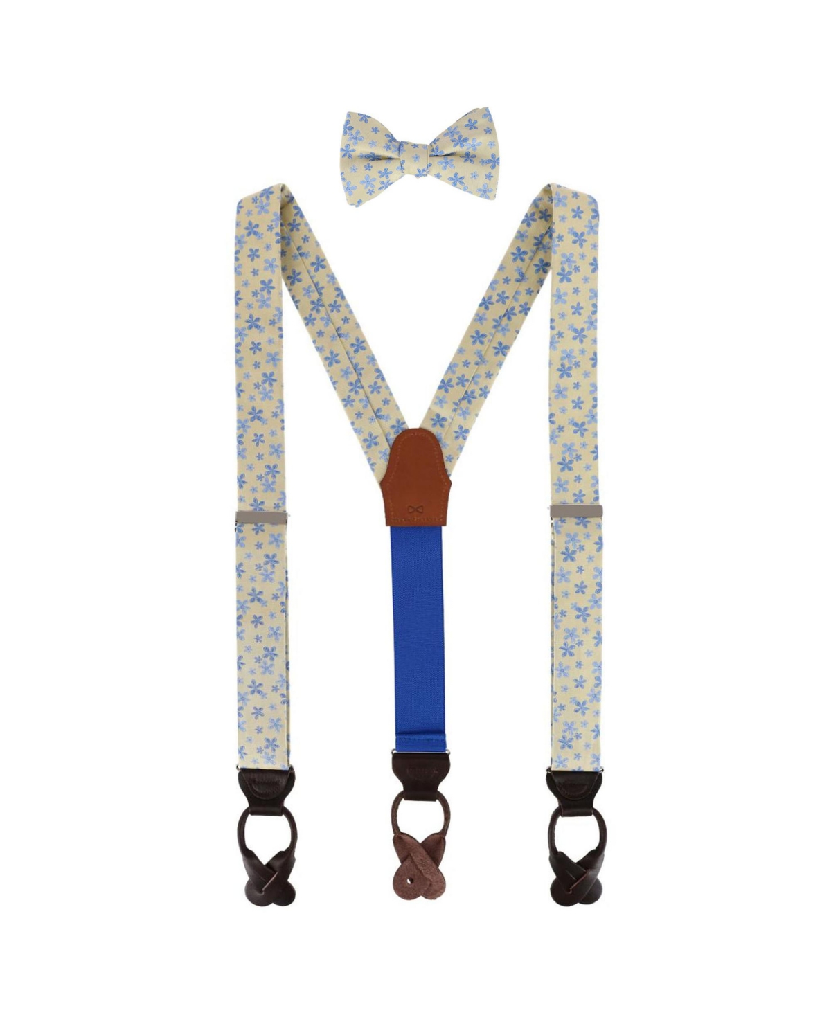 Click here for Trafalgar Mens Weldon Floral Silk Suspenders and B... prices