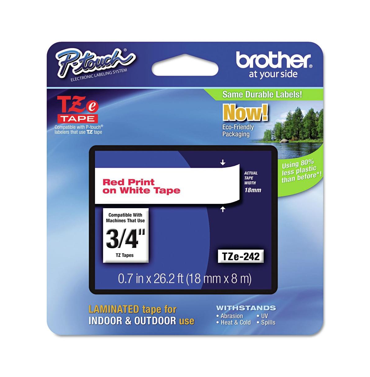Click here for Brother P-Touch TZE242 0.7 in. x 26.2 ft. TZe Stan... prices